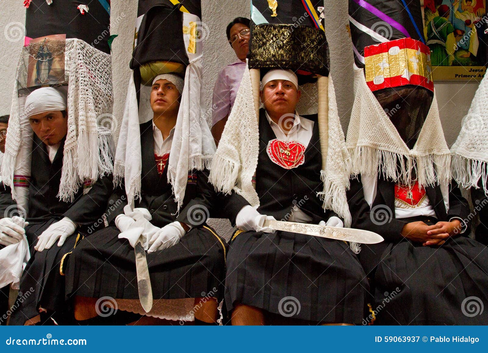 Holy Week Mass of Glory in Alangasi, Ecuador Editorial Photography ...