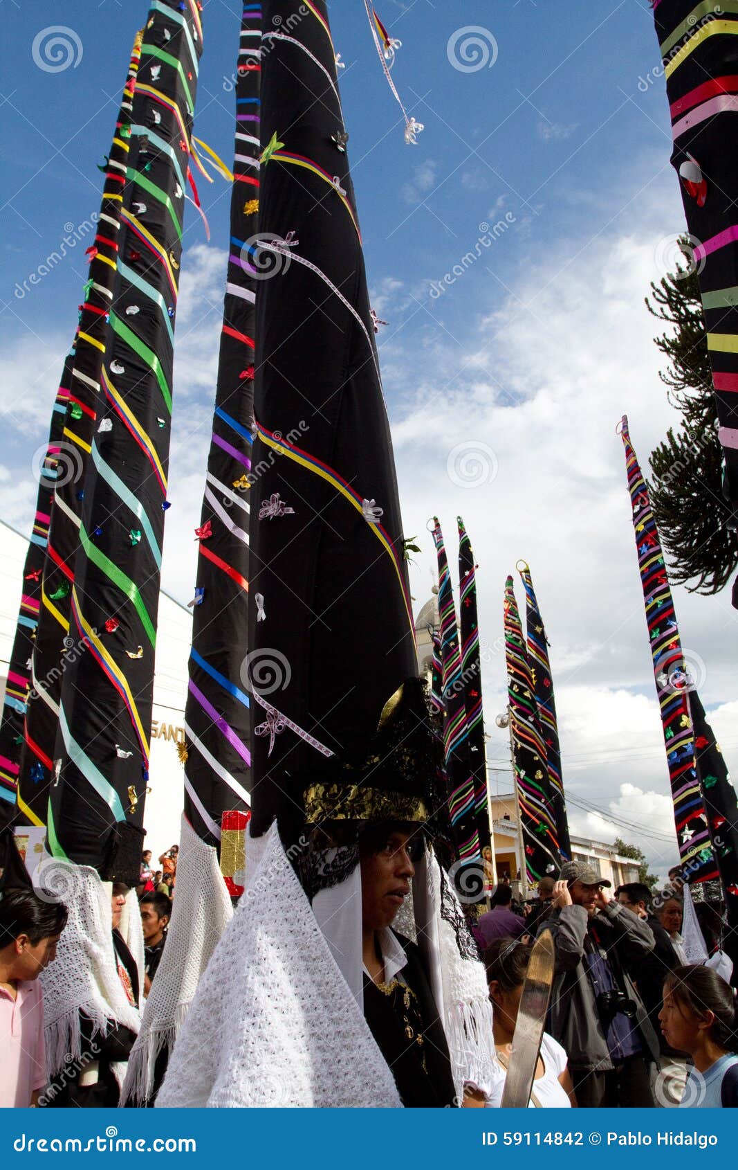 Holy Week Mass of Glory in Alangasi, Ecuador Editorial Photography ...