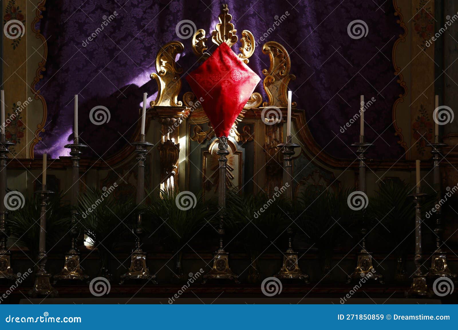 Holy Week Palm Sunday - Religious Symbol Stock Image - Image of church ...