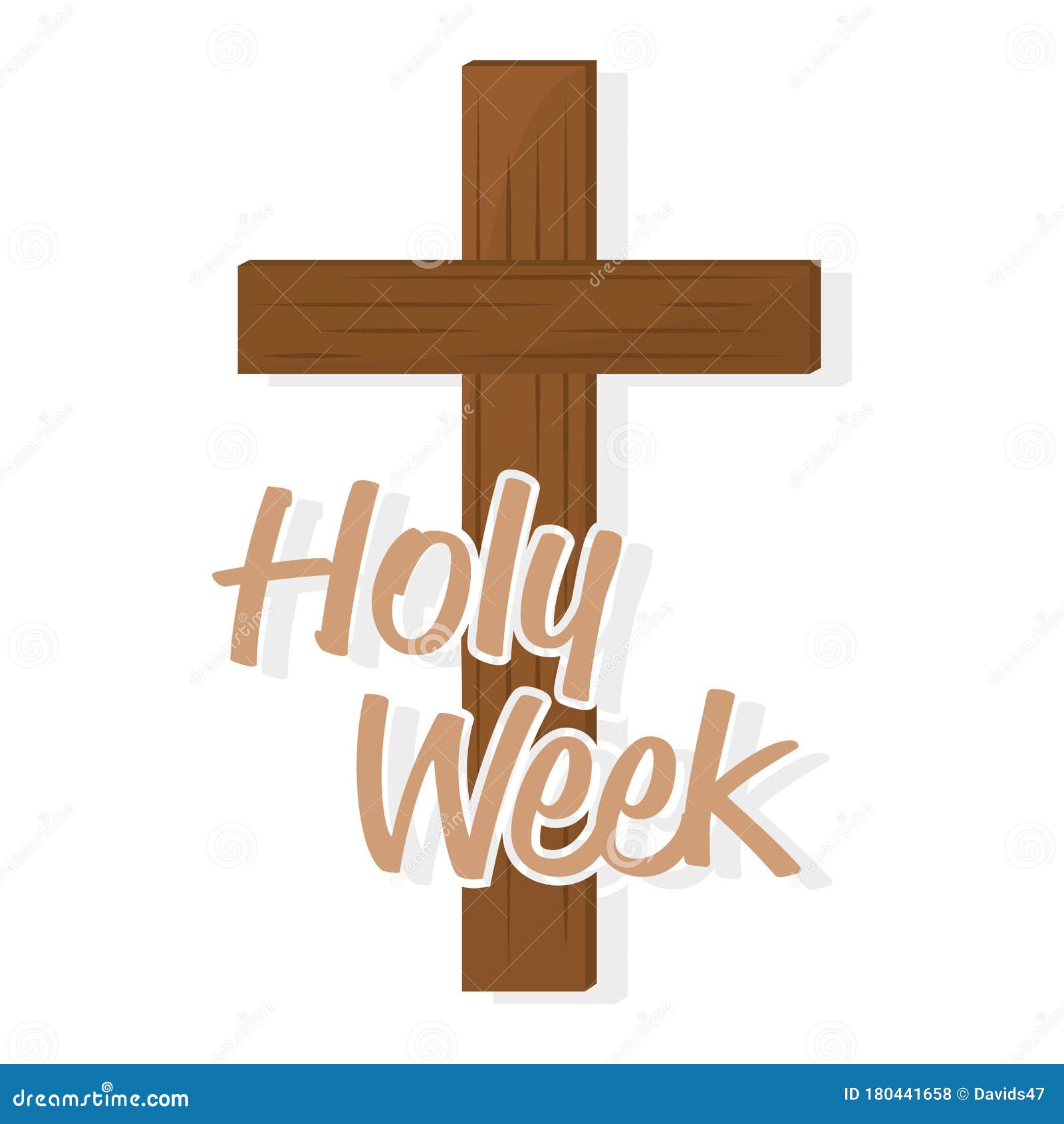 Holy week poster stock vector. Illustration of good - 180441658