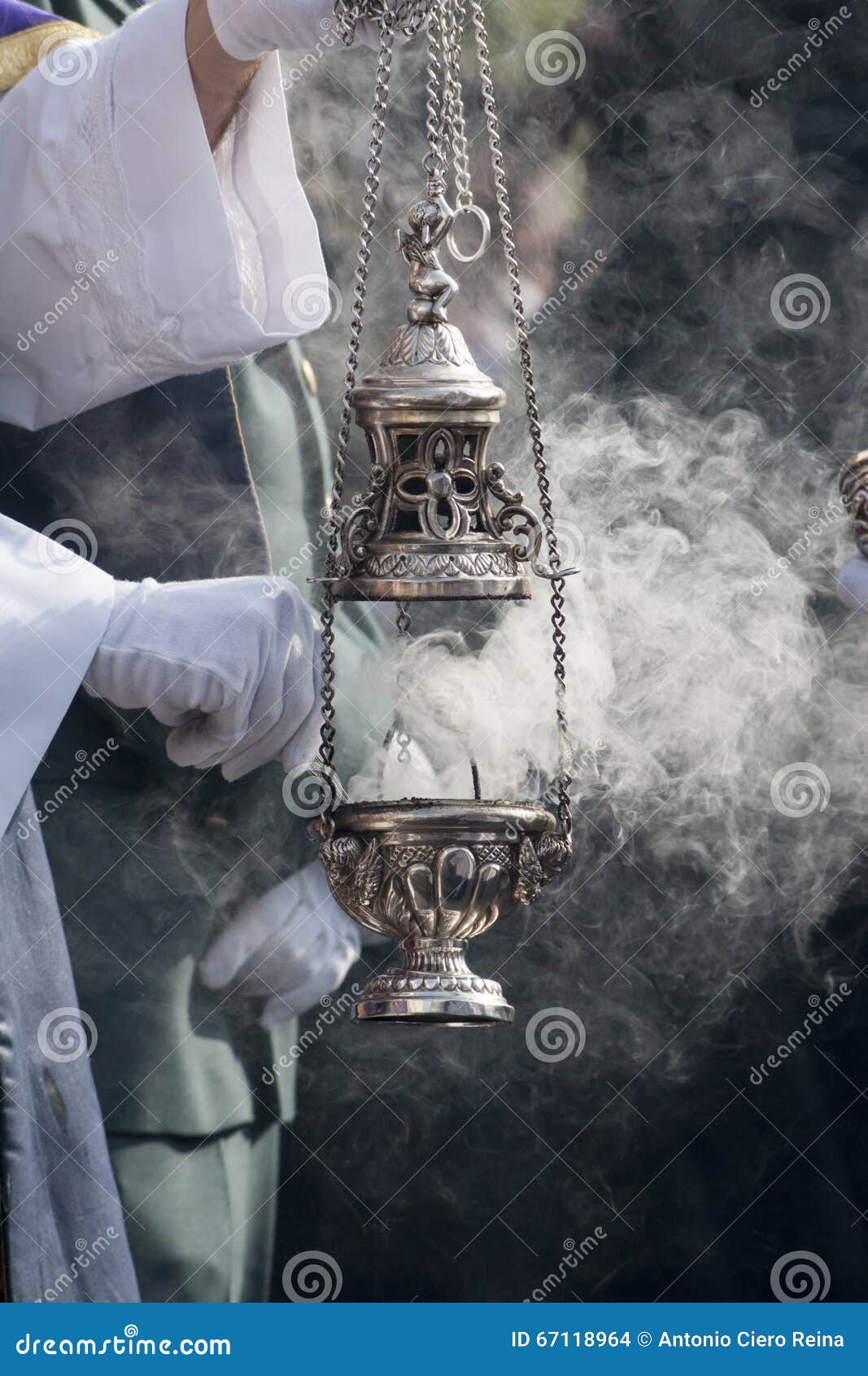 Holy Week in Seville, Incense Stock Photo - Image of holiday, holidays ...
