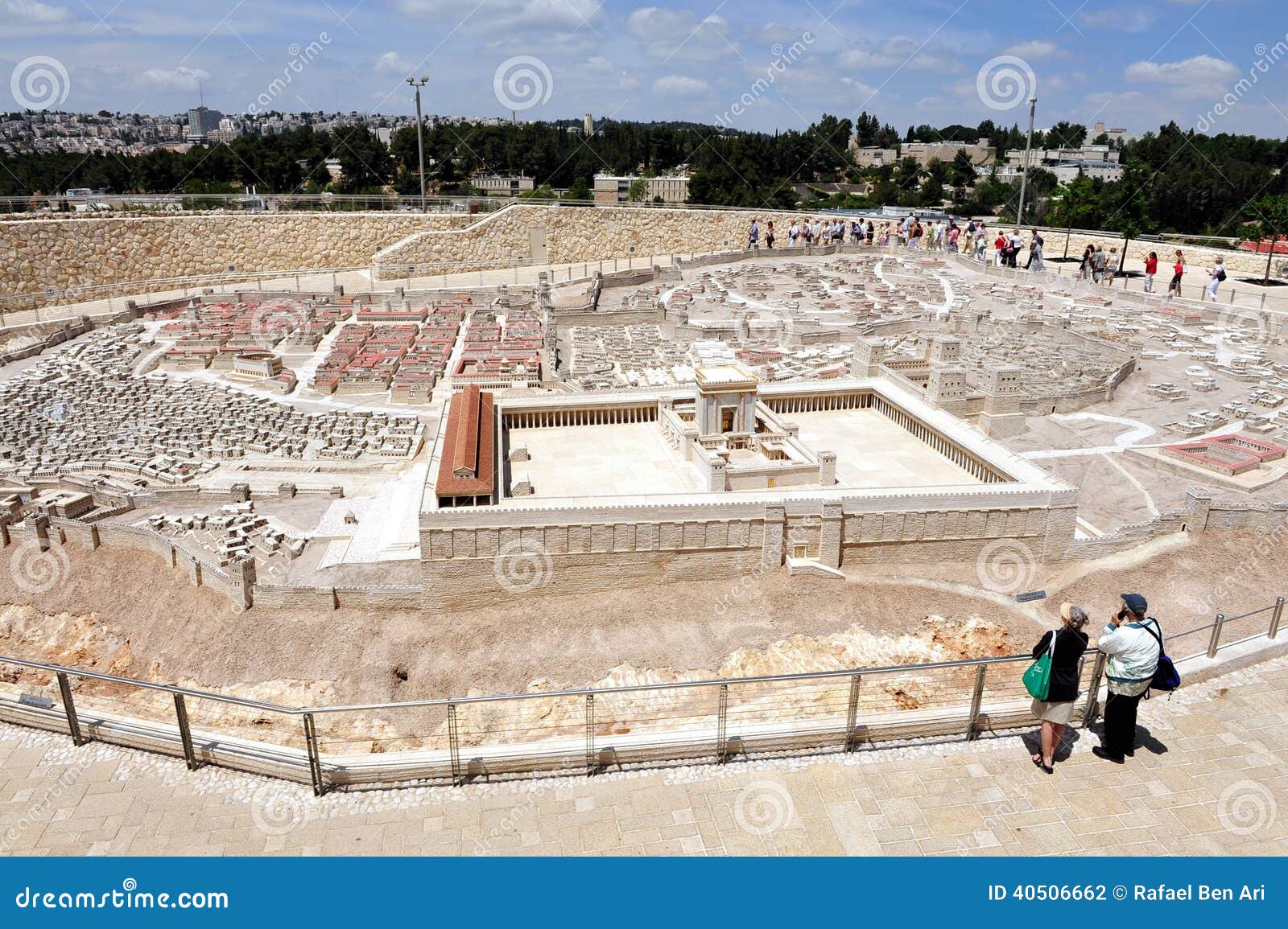 Holyland Model of Jerusalem Editorial Photography - Image of holyland ...