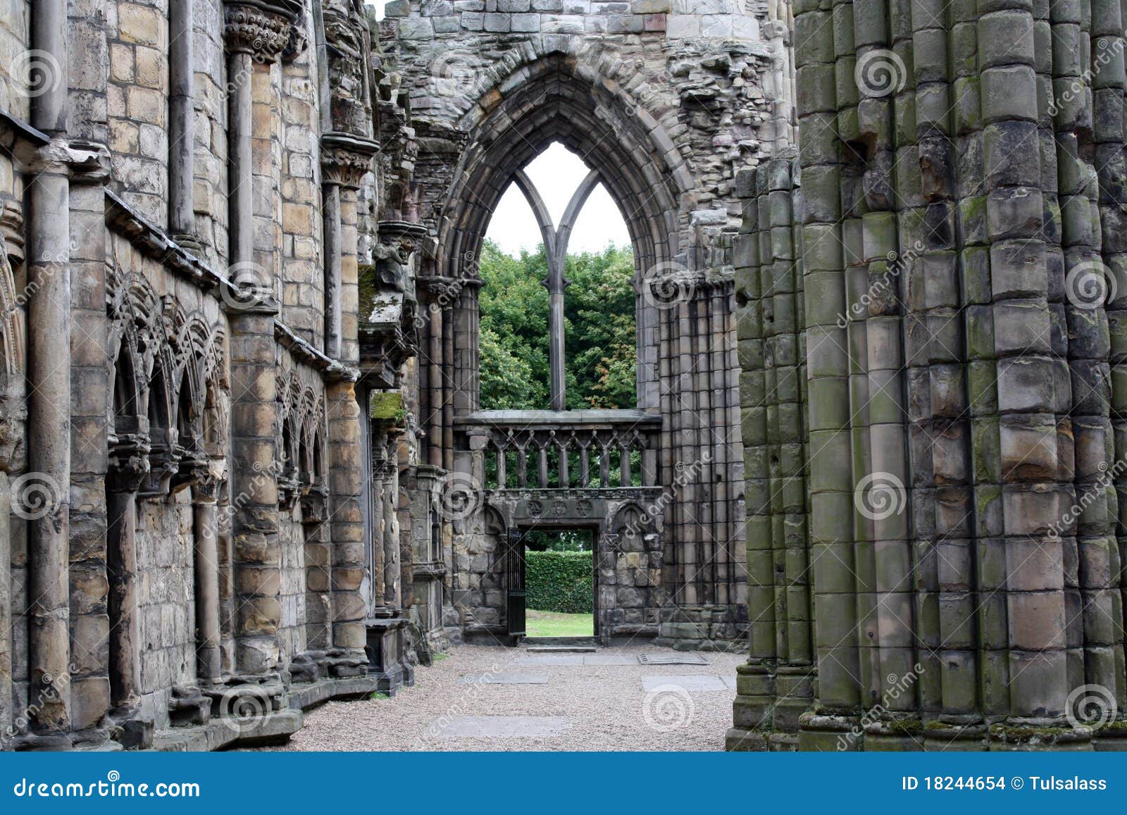 Holyrood Abbey stock photo. Image of garden, edinburgh - 18244654
