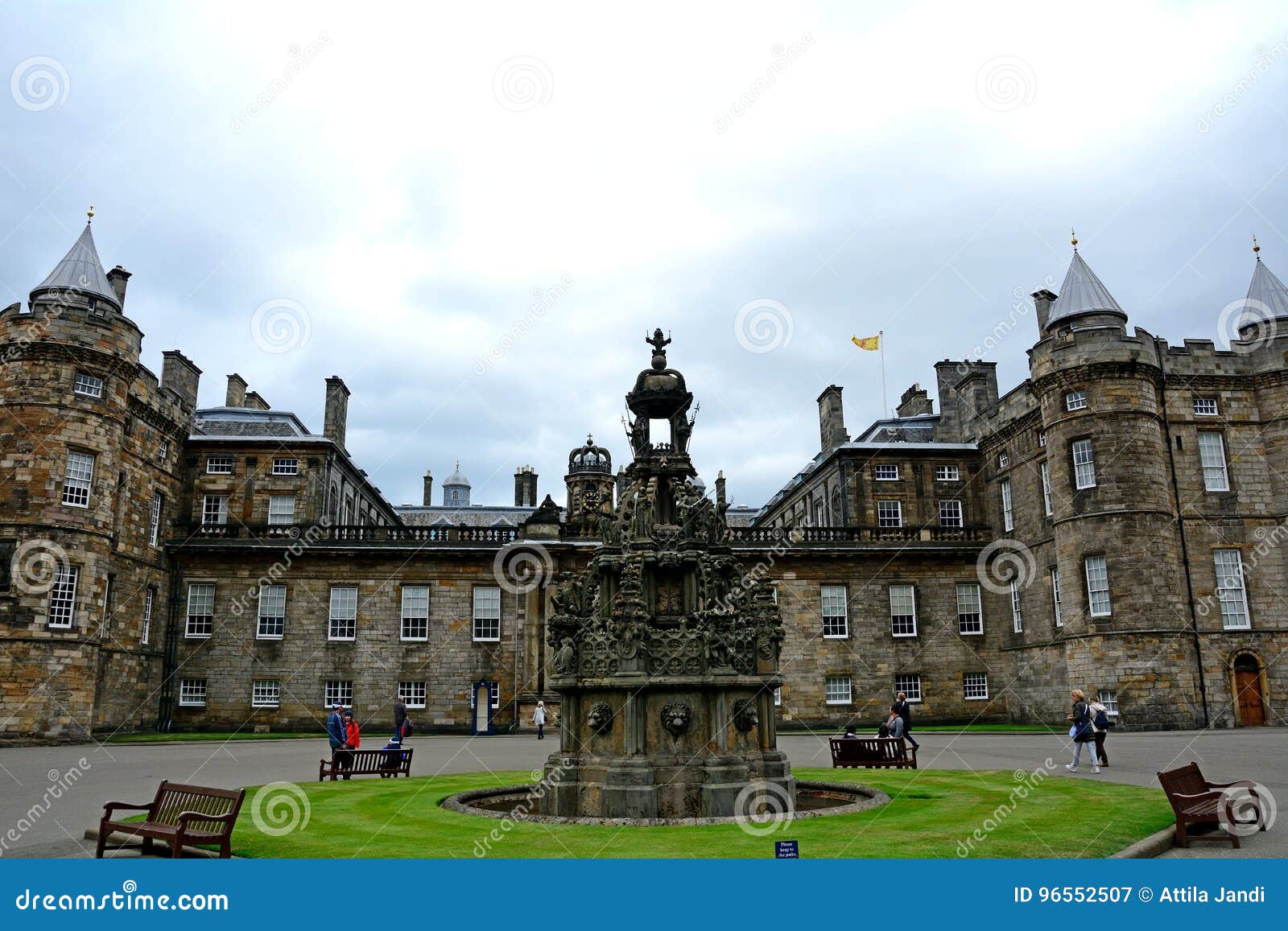 The Holyrood Palace, Edinburgh, Scotland Editorial Photography - Image ...