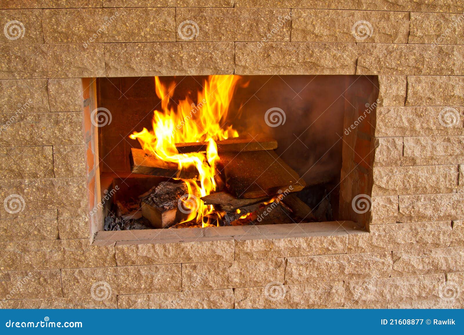 Holz-Brennen stockbild. Bild von haupt, kraftstoff, adobe - 21608877