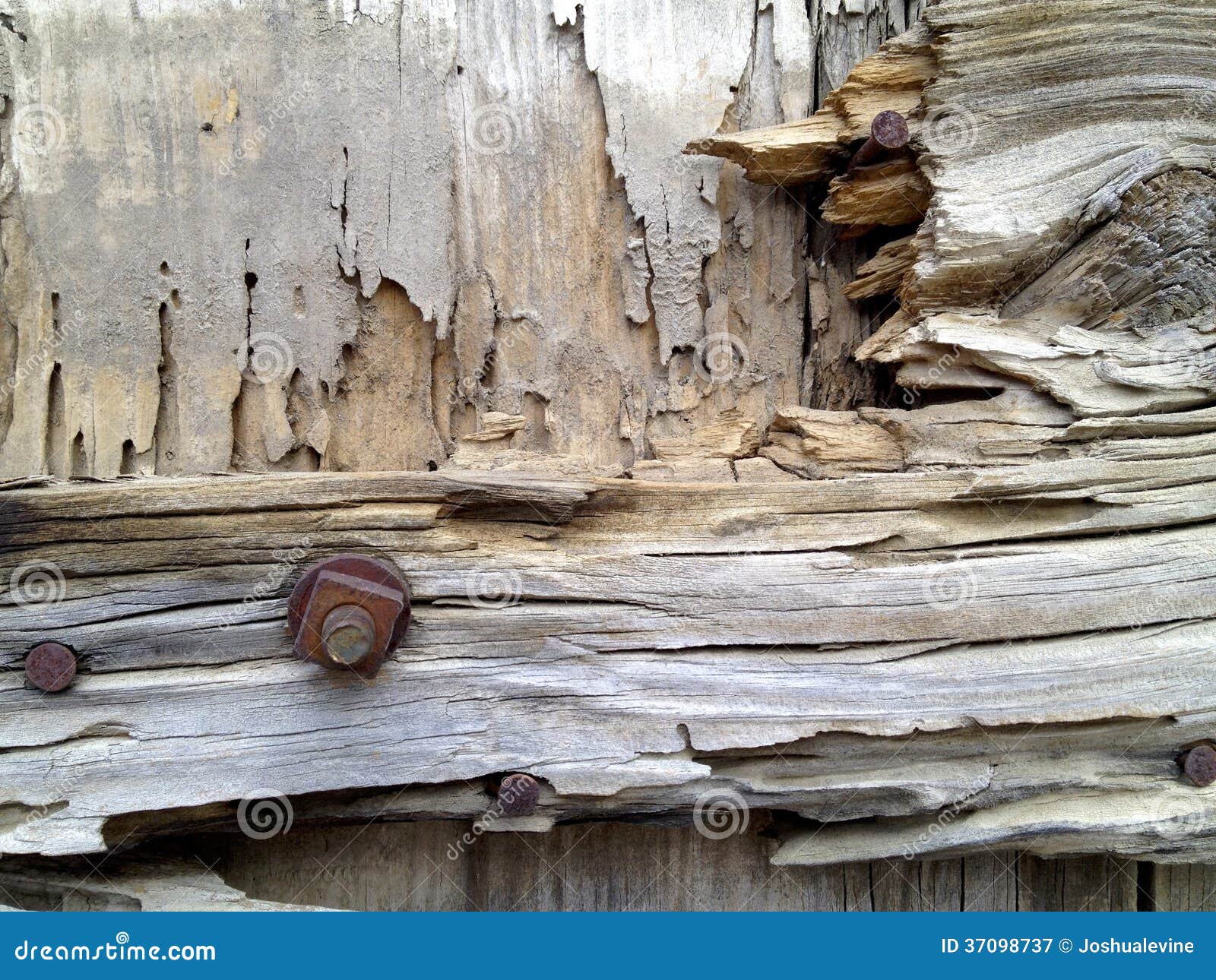 Holz und Bolzen stockbild. Bild von struktur, park, rostig - 37098737