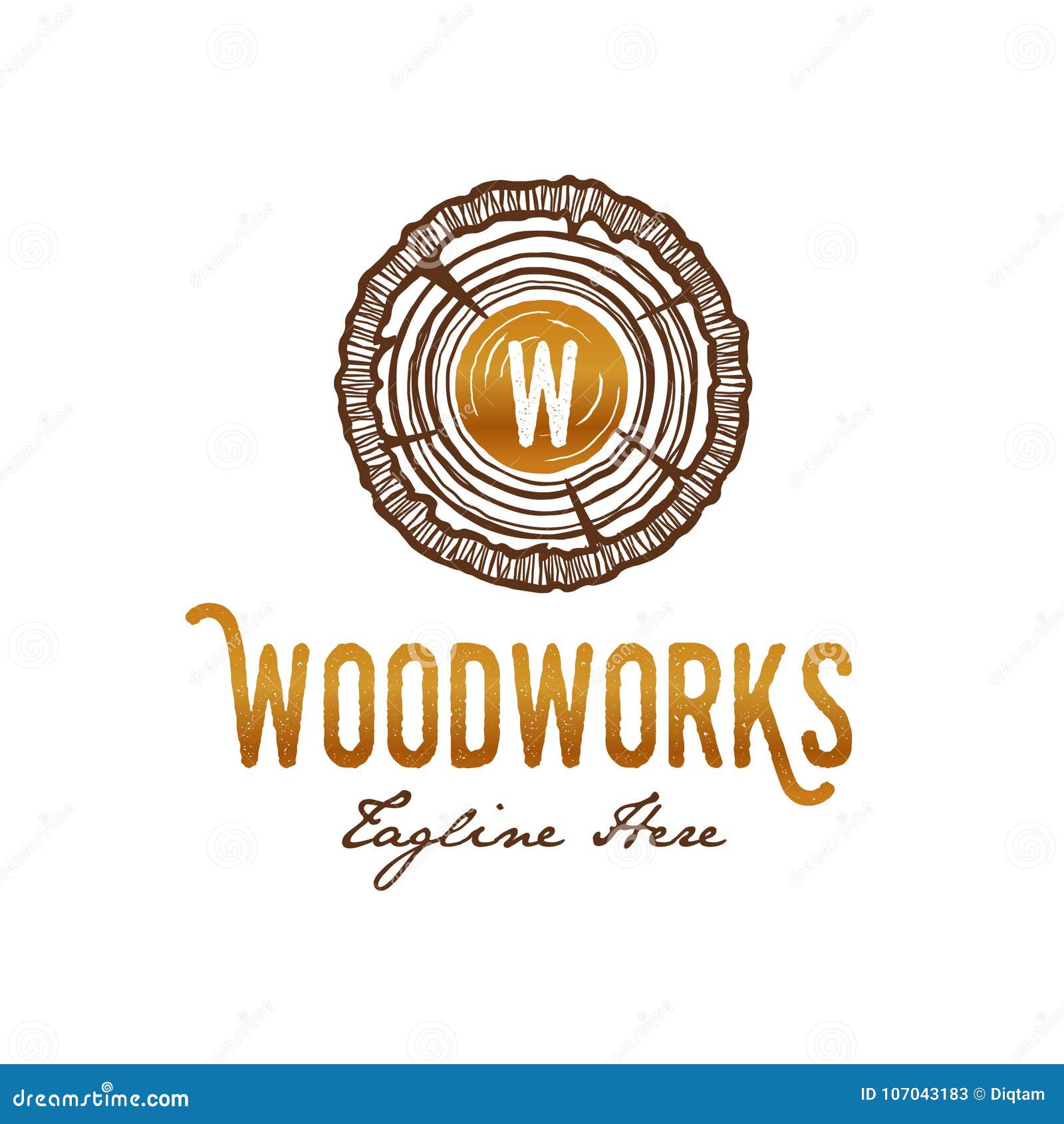 Holzarbeit-Tischler Logo vektor abbildung. Illustration von zeichen ...