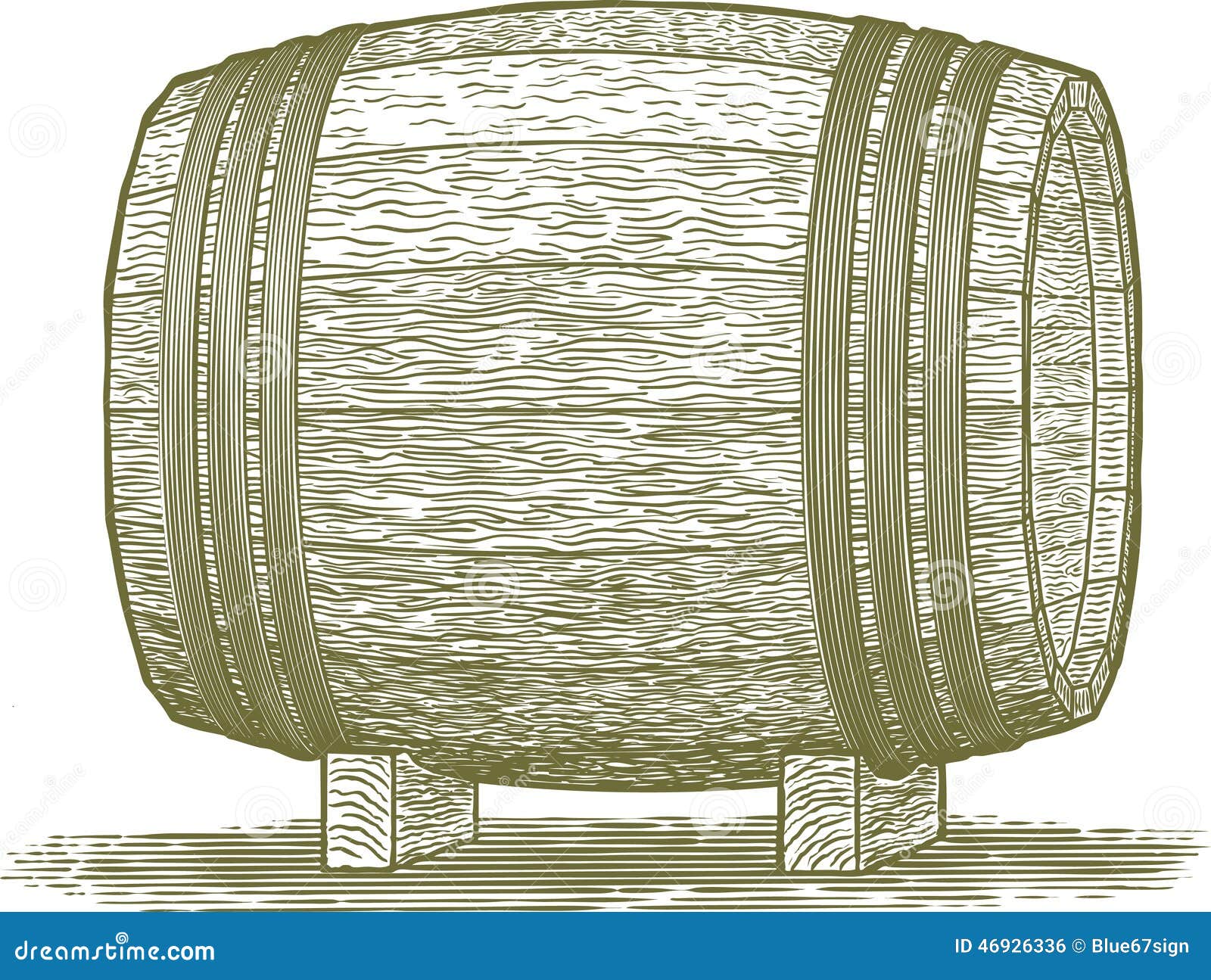Holzschnitt-Whisky-Fass vektor abbildung. Illustration von holzschnitt ...