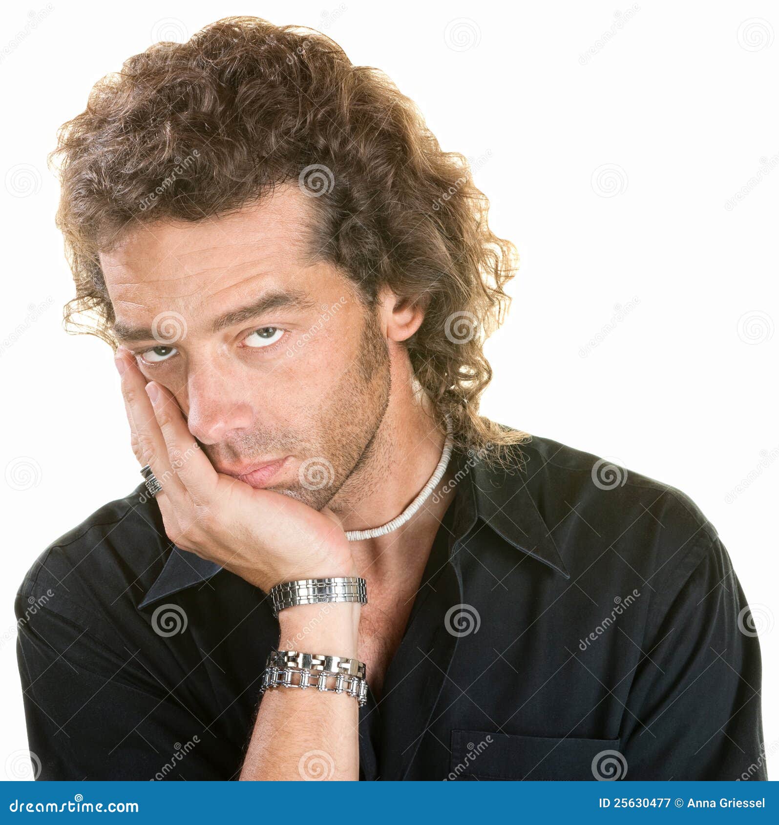 Hombre aburrido imagen de archivo. Imagen de fatigado - 25630477