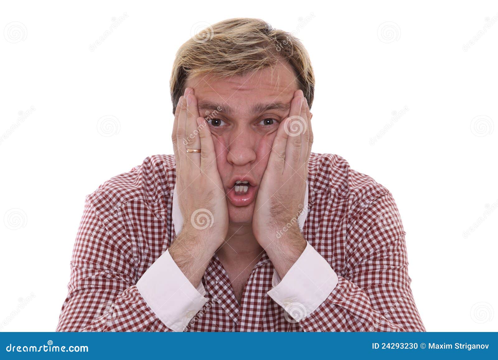 Hombre aburrido cansado foto de archivo. Imagen de pensativo - 24293230