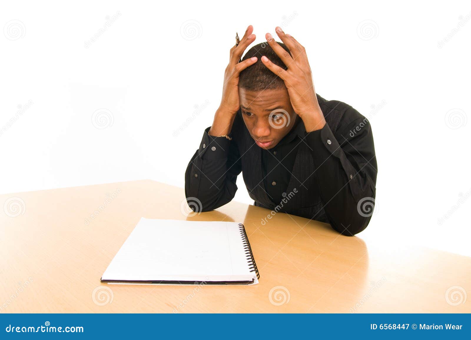 Hombre Agitated imagen de archivo. Imagen de ansioso, agitado - 6568447