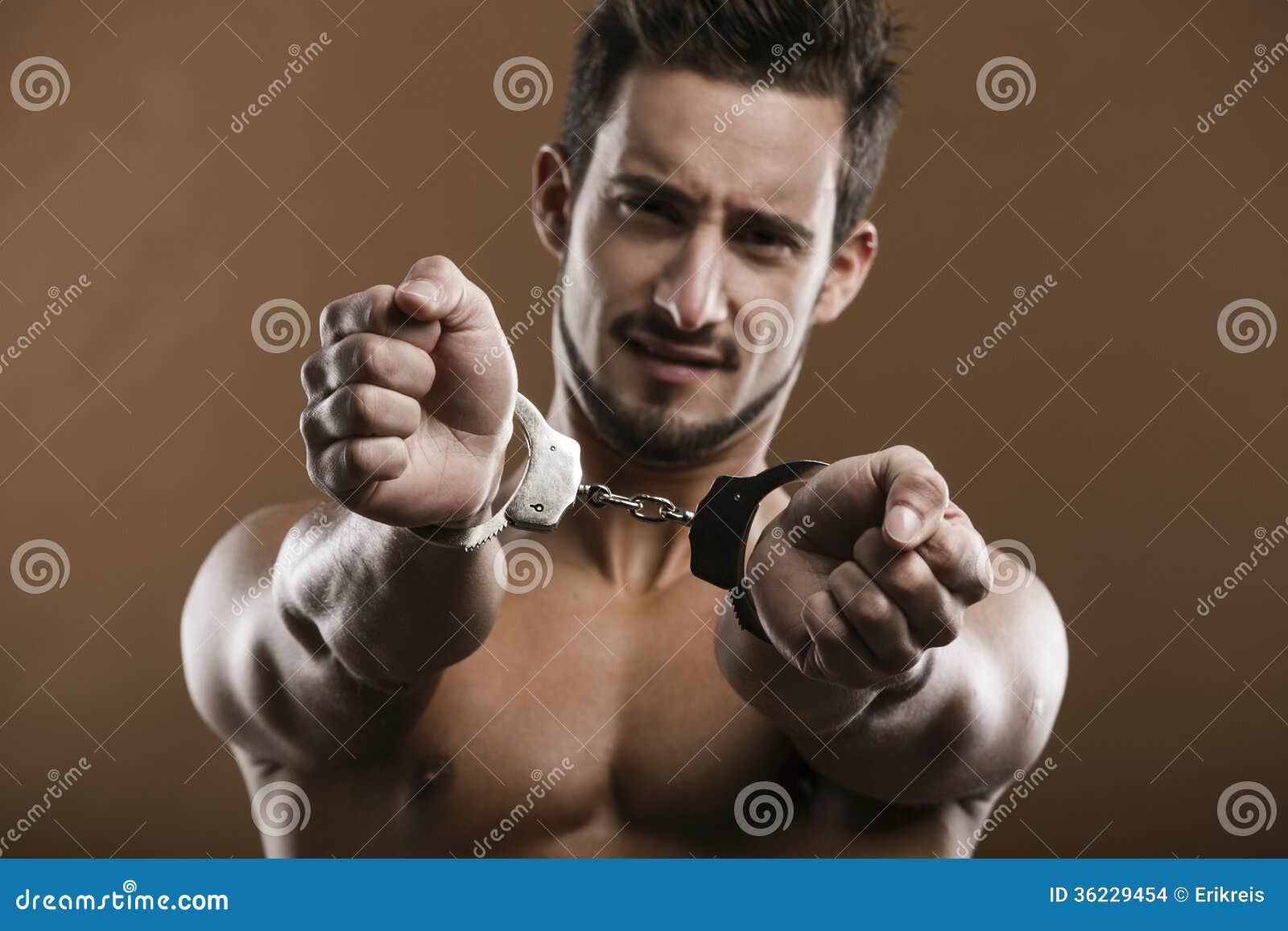 Hombre arrestado foto de archivo. Imagen de modelo, muchacho - 36229454