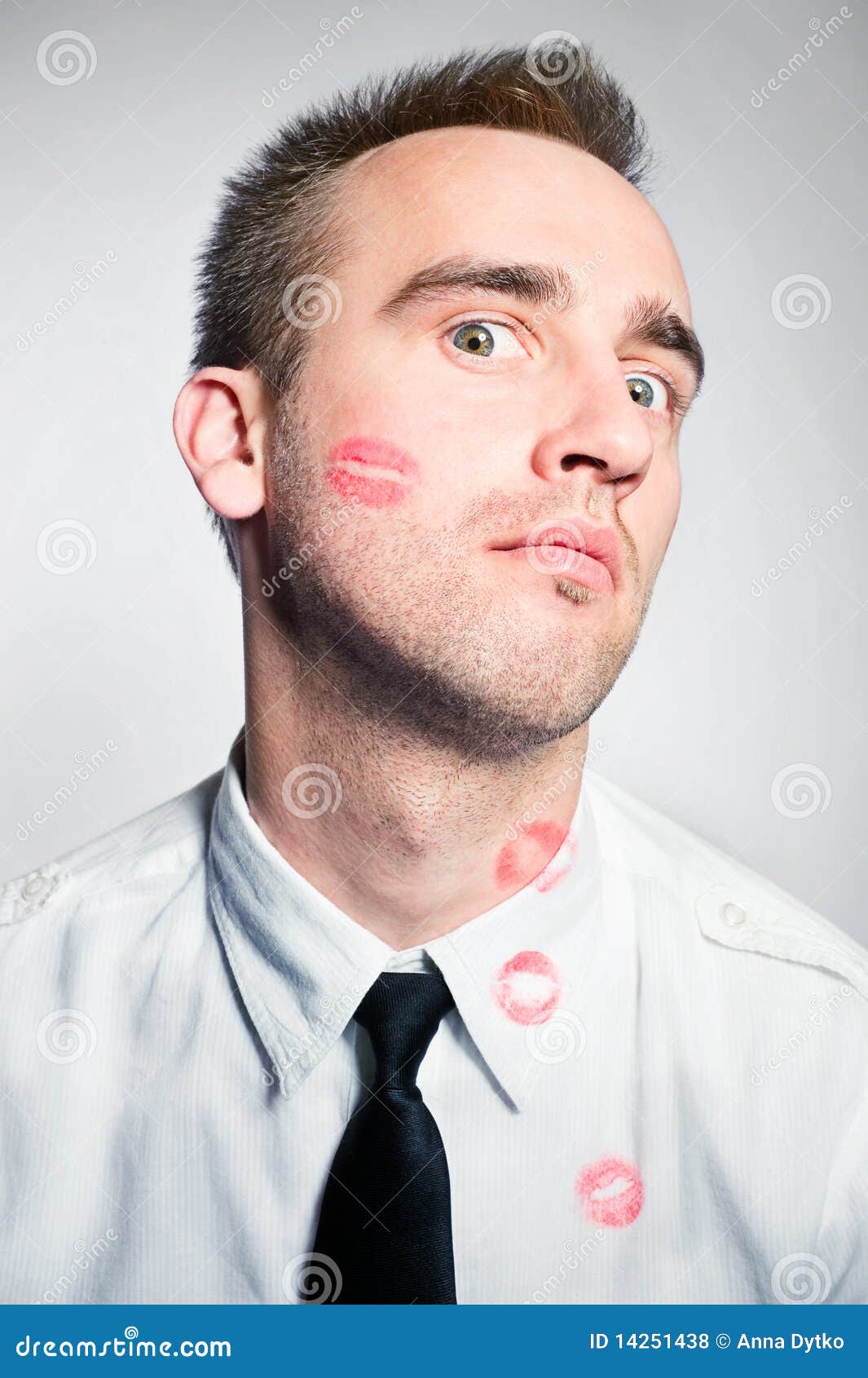 Hombre besado foto de archivo. Imagen de divorcio, atractivo - 14251438