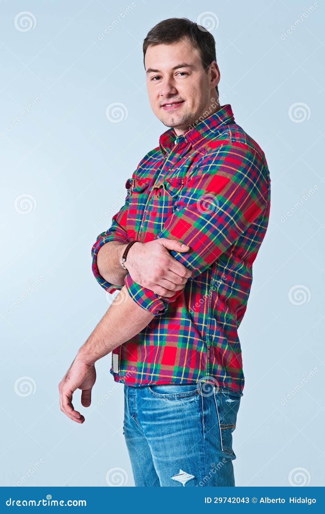 Hombre Casual Robusto Joven Imagen de archivo - Imagen de persona ...