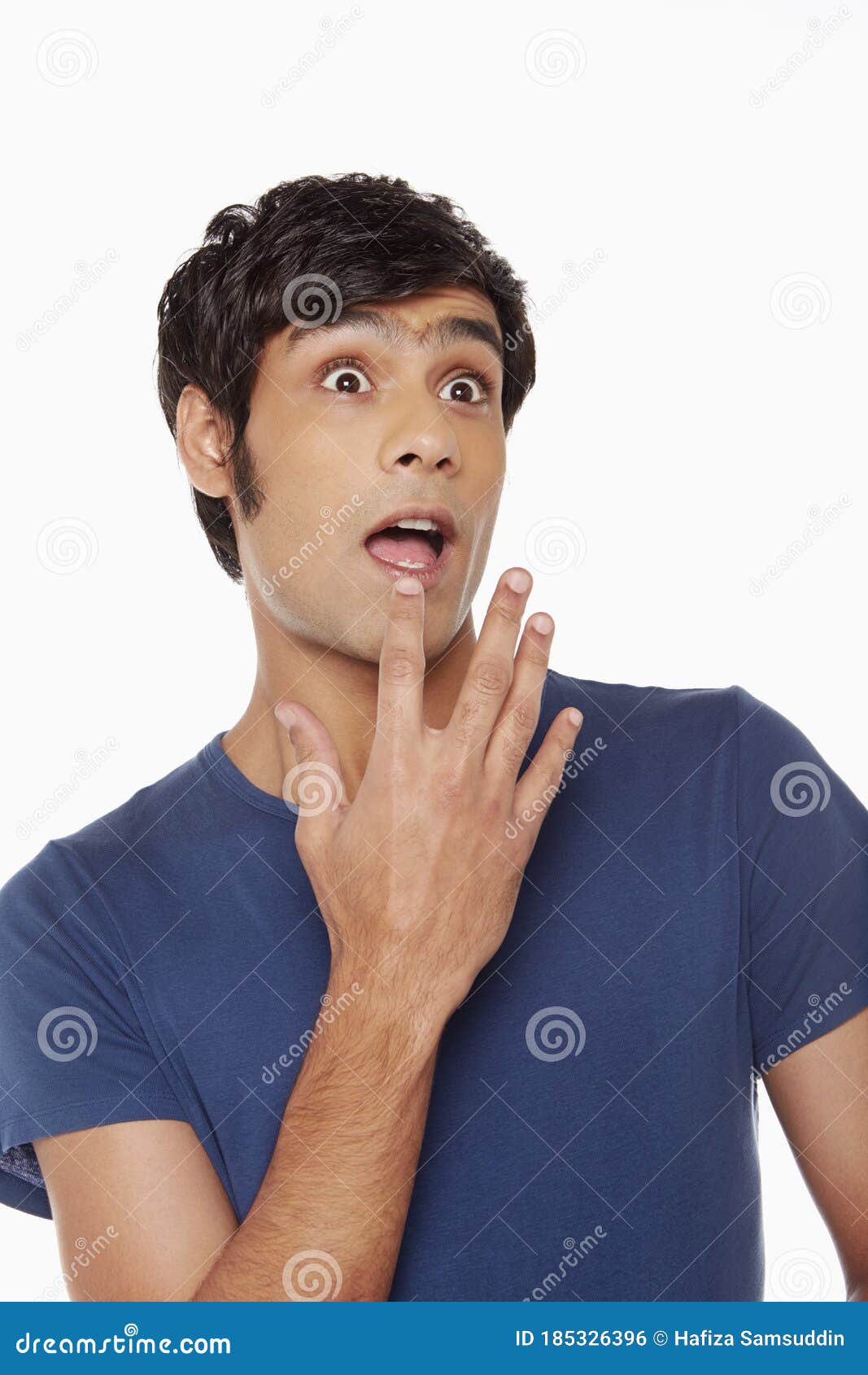 Hombre Con Aspecto Impactado Foto de archivo - Imagen de masculinidad ...