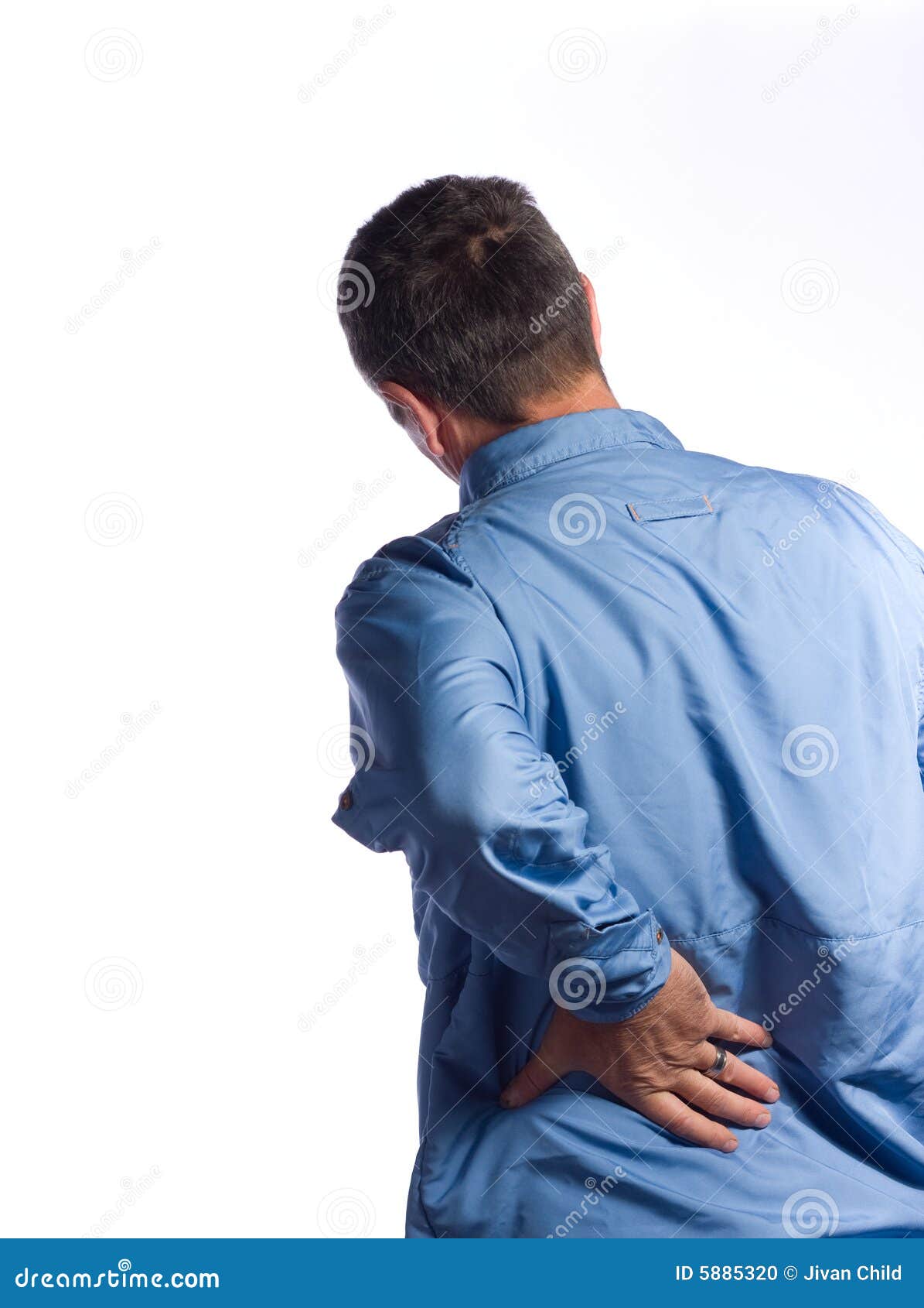 Hombre Con Dolor De Espalda Foto de archivo - Imagen de pista, maduro ...