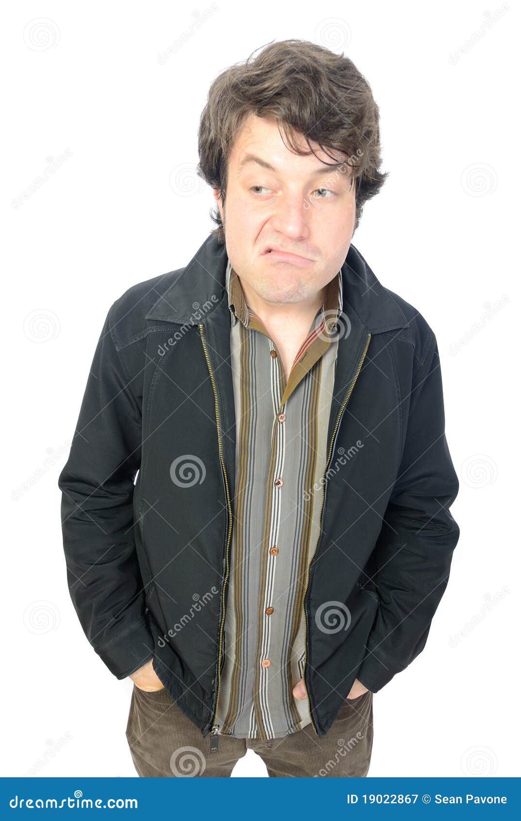 Hombre contrariedad imagen de archivo. Imagen de estilo - 19022867