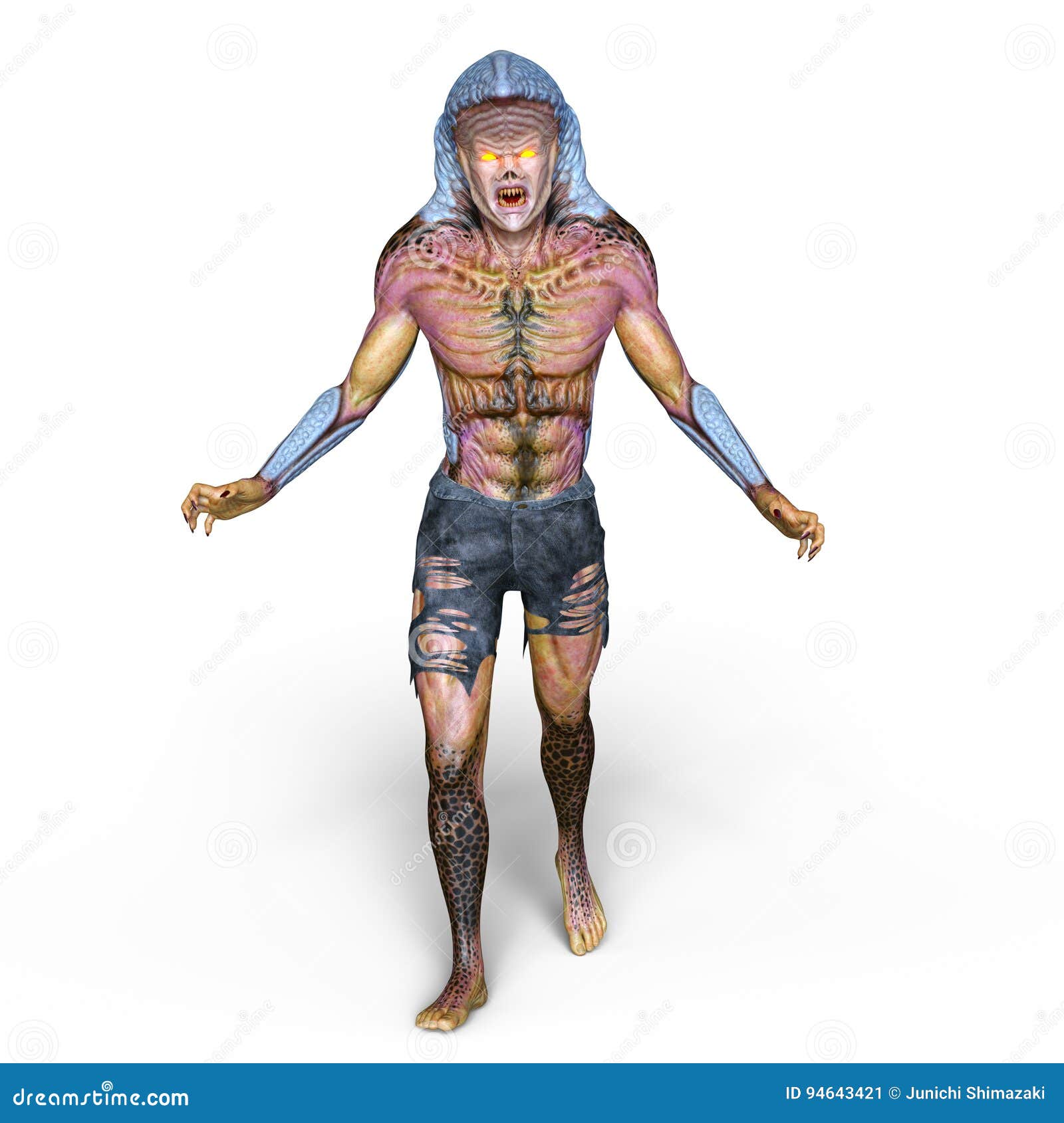 Hombre de la cobra stock de ilustración. Ilustración de cobra - 94643421