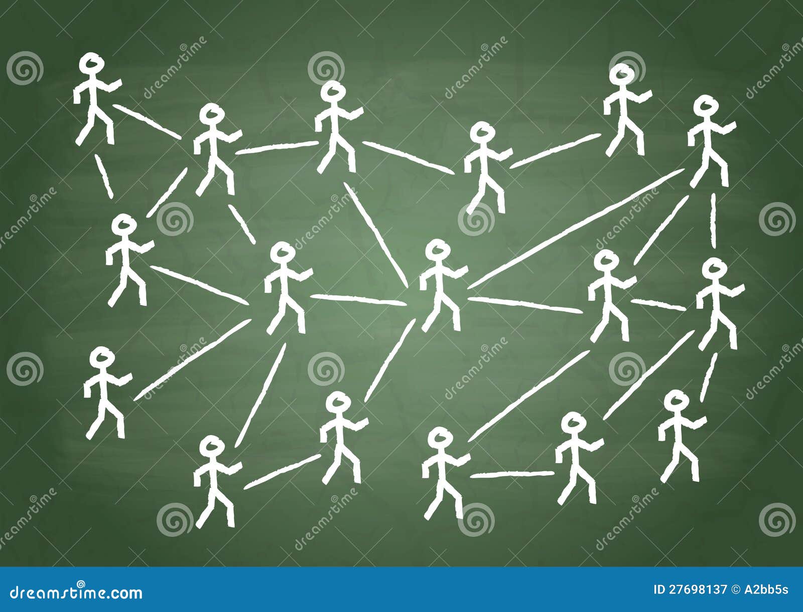 Hombre de la interrelación ilustración del vector. Ilustración de ...