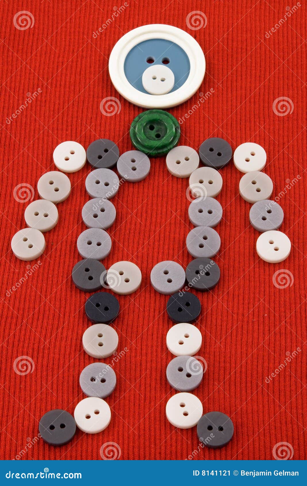 Hombre de los botones imagen de archivo. Imagen de equipo - 8141121