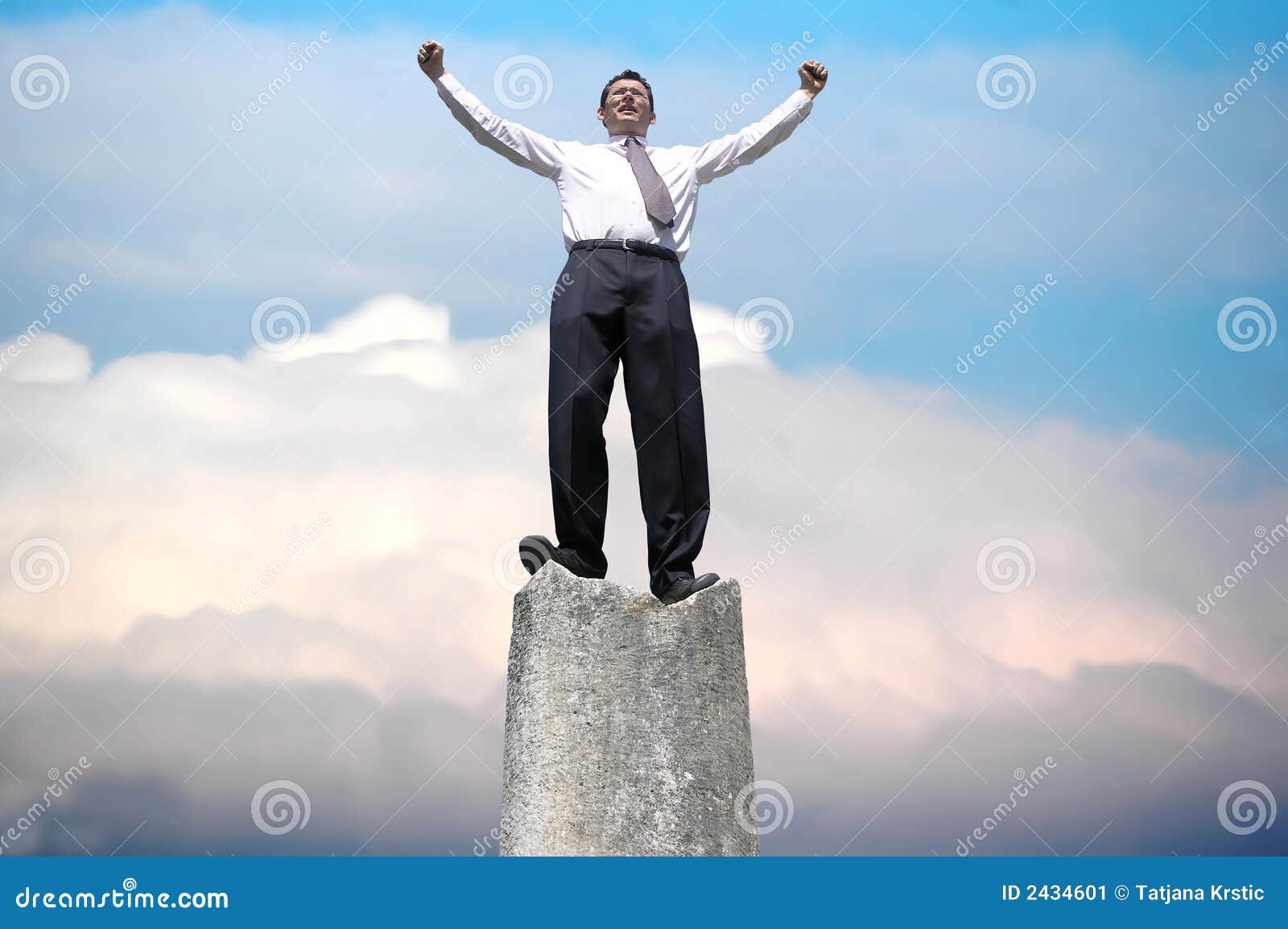 Hombre De Negocios Acertado Imagen de archivo - Imagen de prosperidad ...