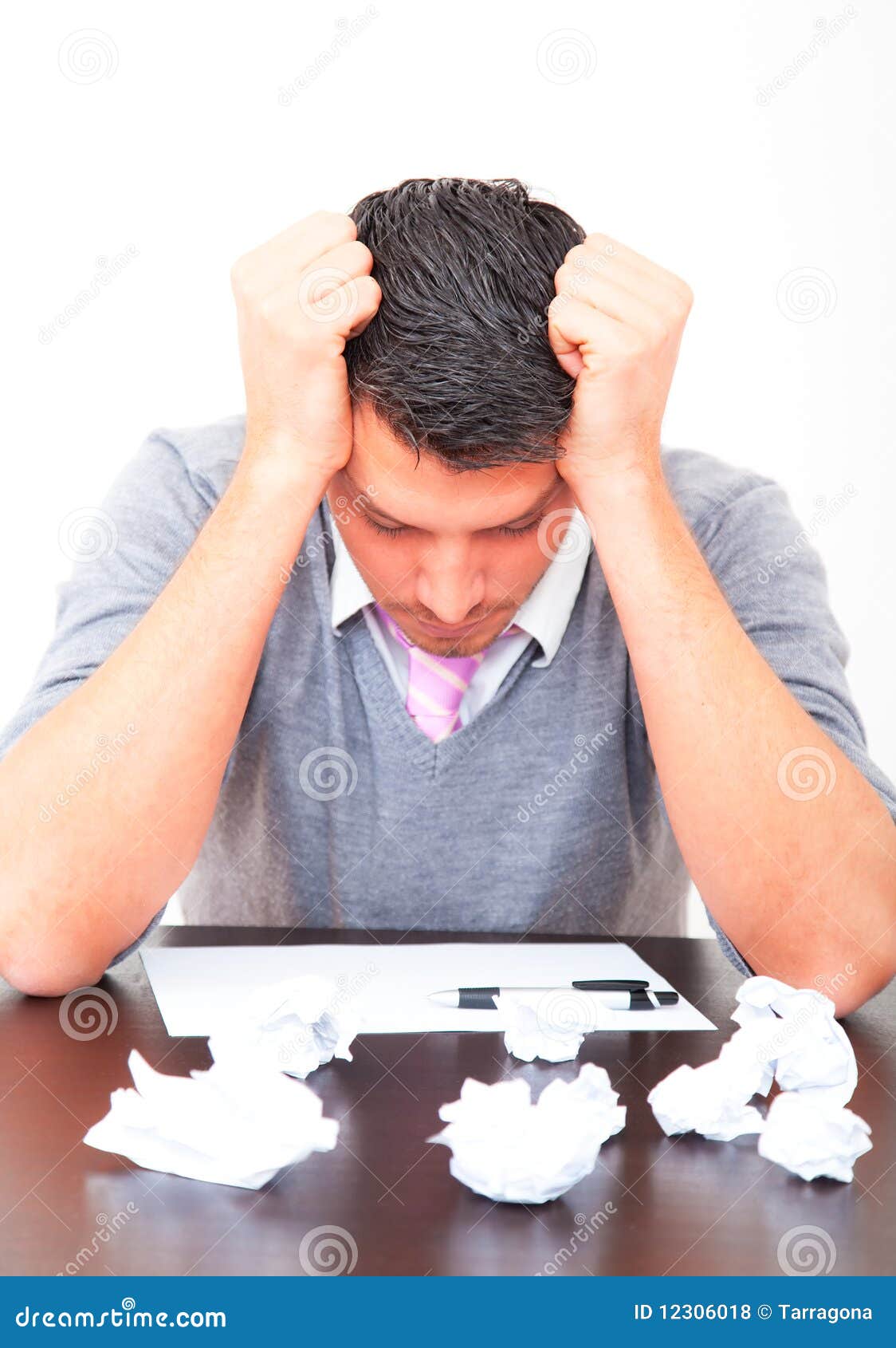 Hombre De Negocios Frustrado Foto de archivo - Imagen de profesional ...