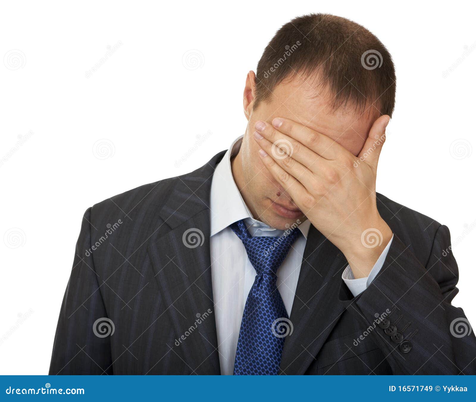 Hombre De Negocios Frustrado. Imagen de archivo - Imagen de fatiga ...