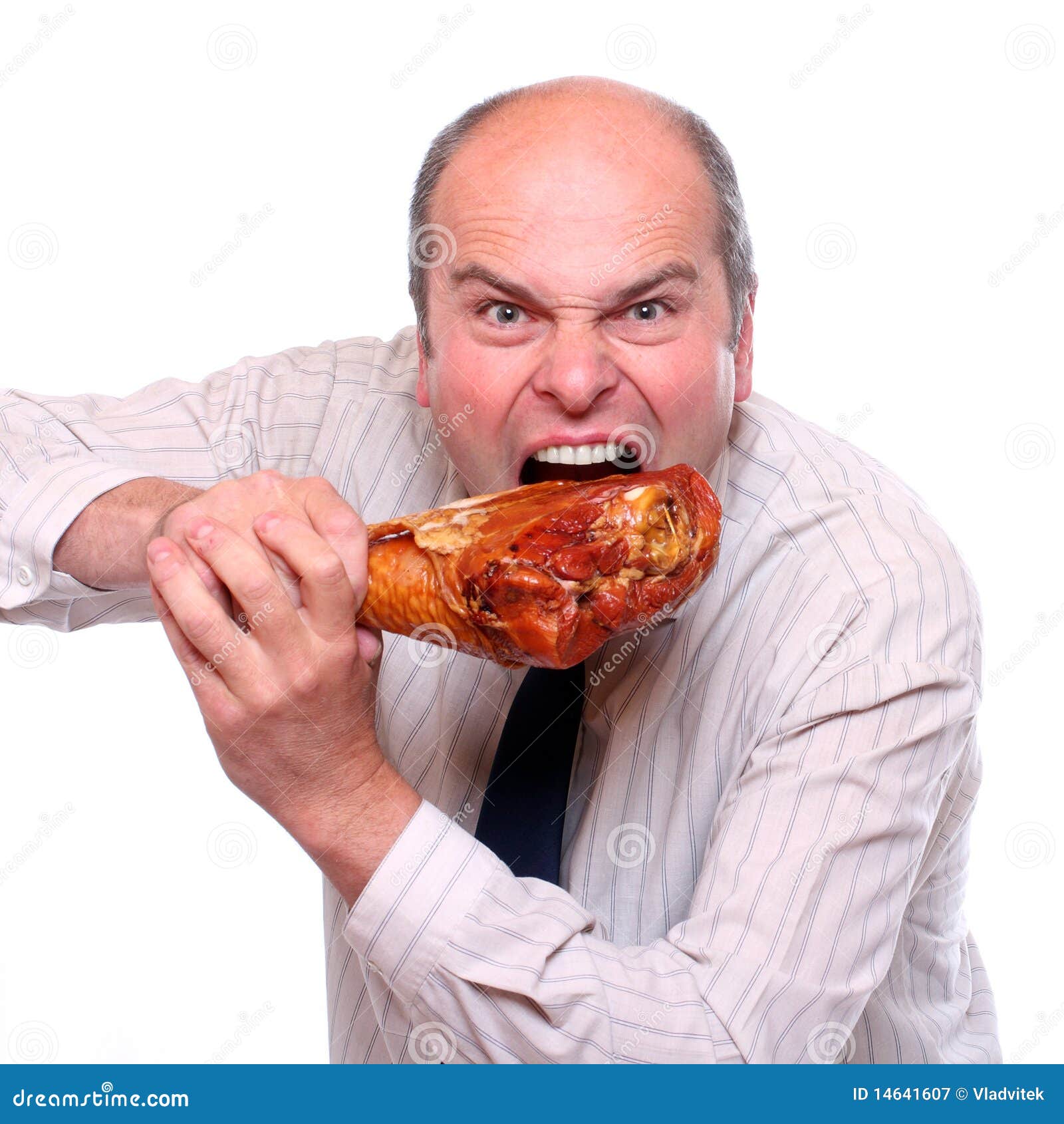 Hombre De Negocios Hambriento. Imagen de archivo - Imagen de carne ...