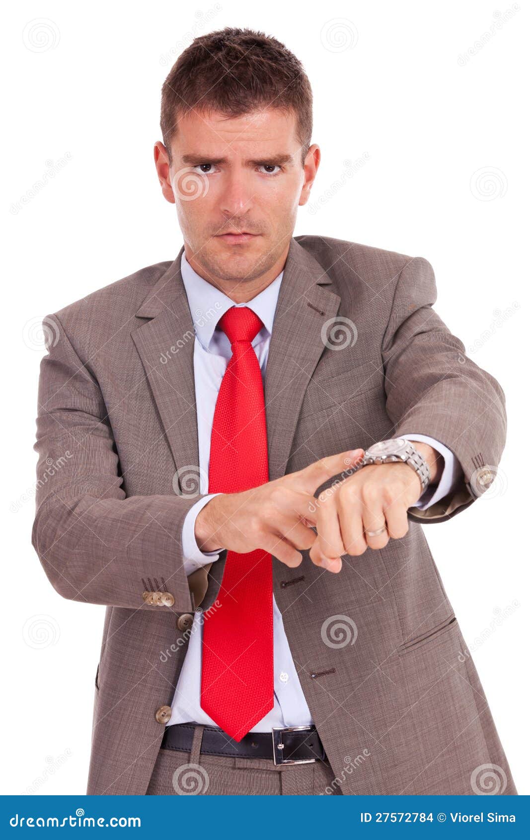 Hombre De Negocios Impaciente Foto de archivo - Imagen de caballero ...