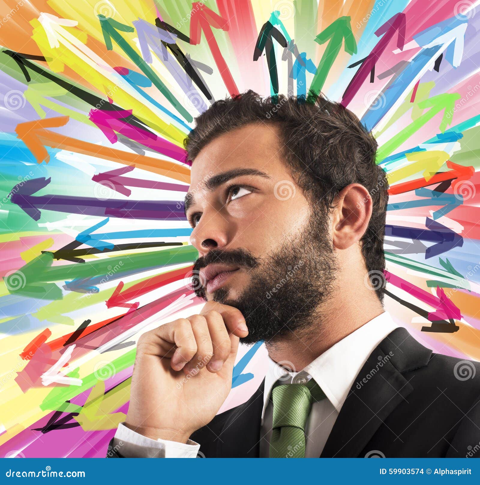 Hombre De Negocios Indeciso Foto de archivo - Imagen de piensa ...