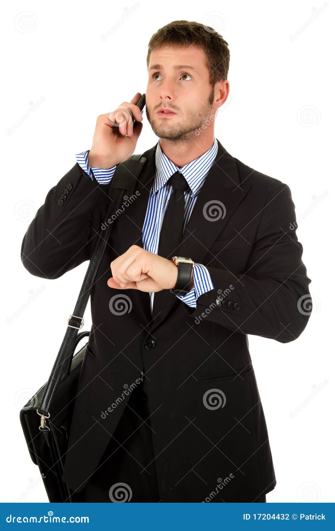 Hombre De Negocios Joven Impaciente Foto de archivo - Imagen de tiro ...