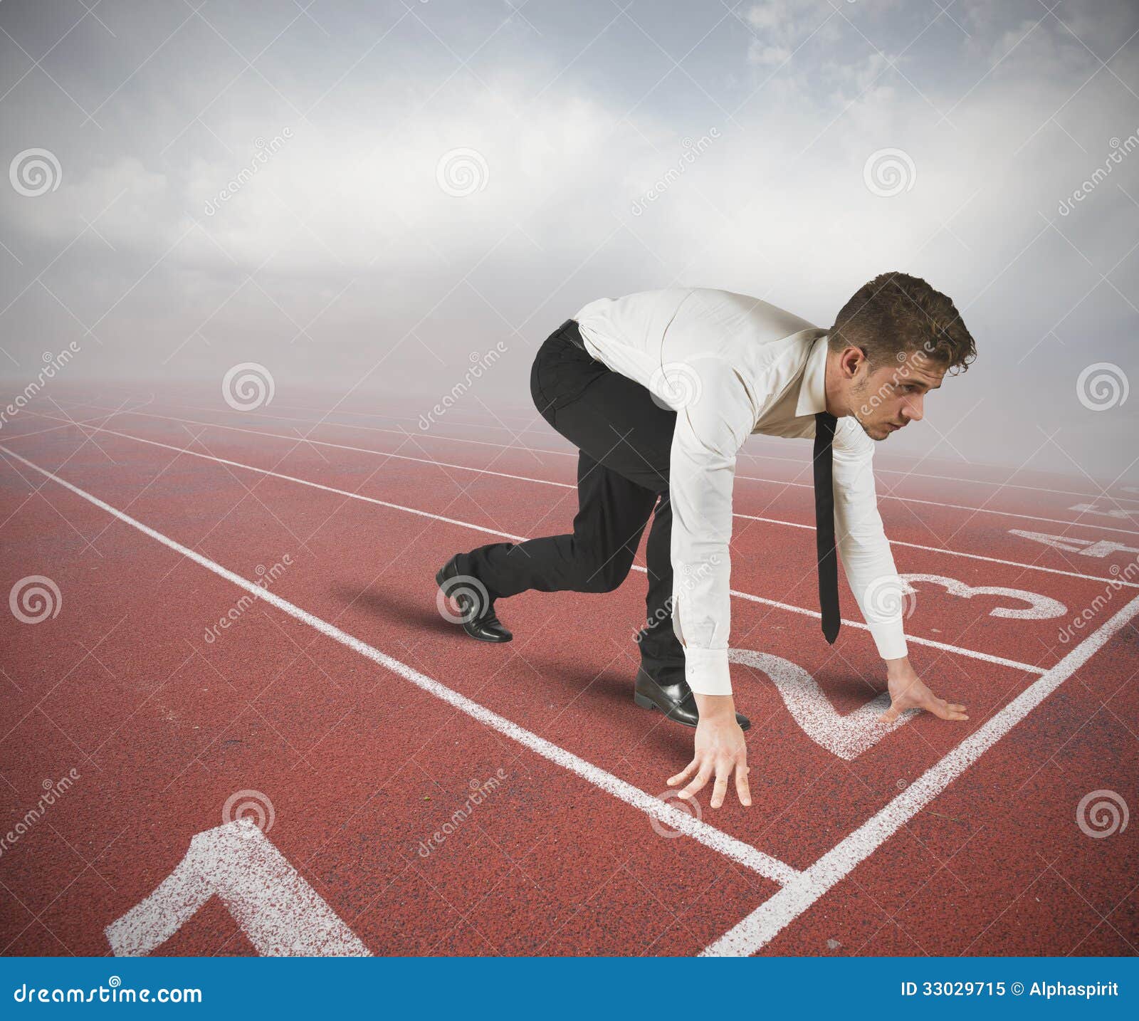 Hombre De Negocios Listo Para Comenzar Imagen de archivo - Imagen de ...