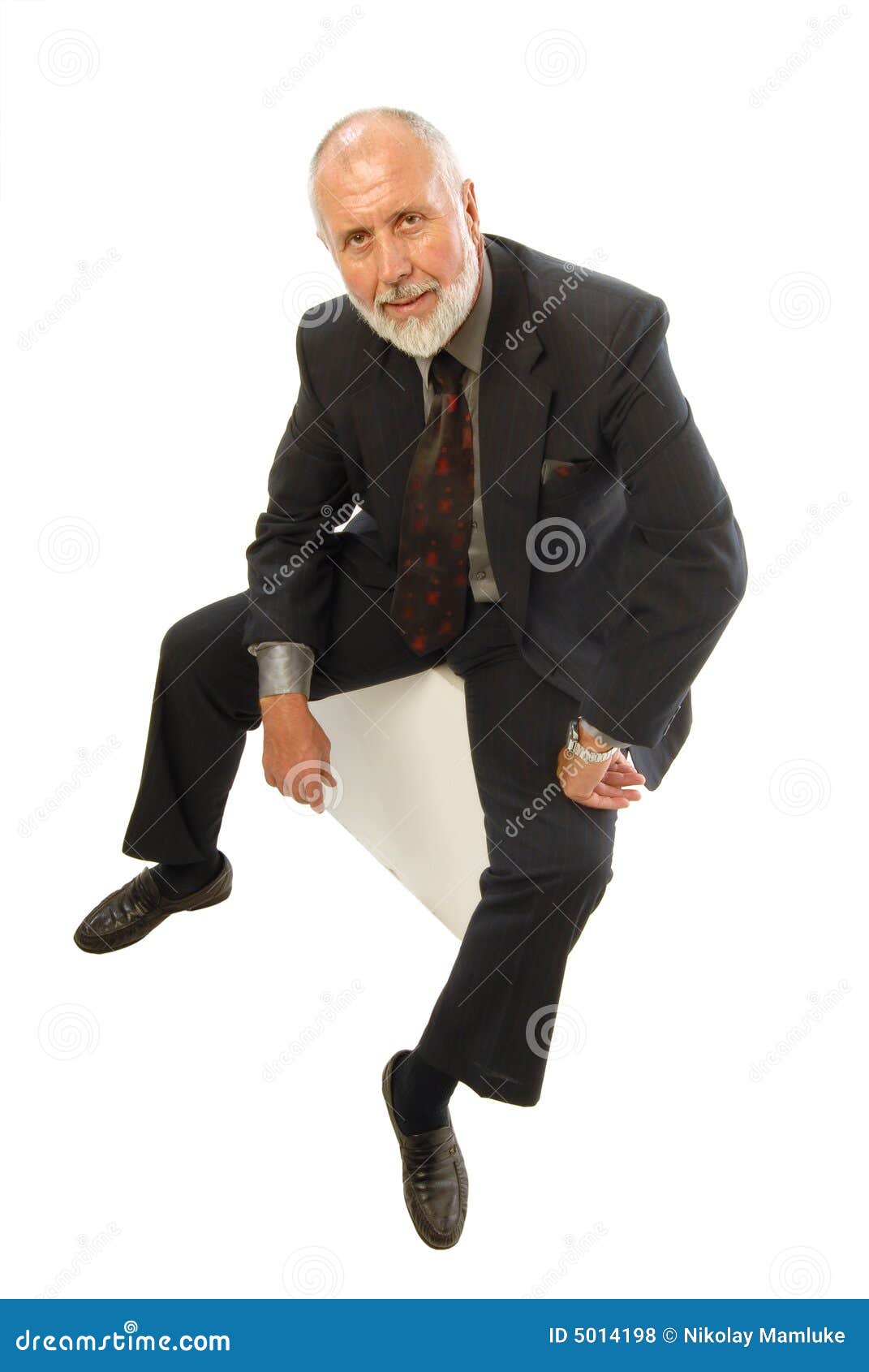 Hombre De Negocios Que Se Sienta Foto de archivo - Imagen de relajante ...