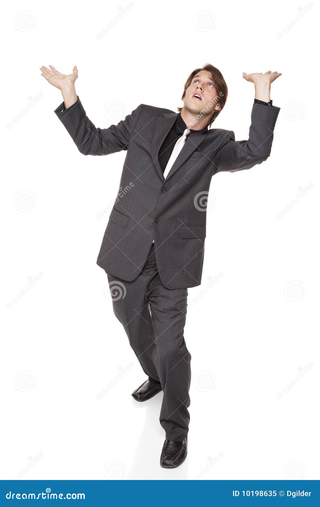 Hombre De Negocios - Soportando Imagen de archivo - Imagen de tenencia ...