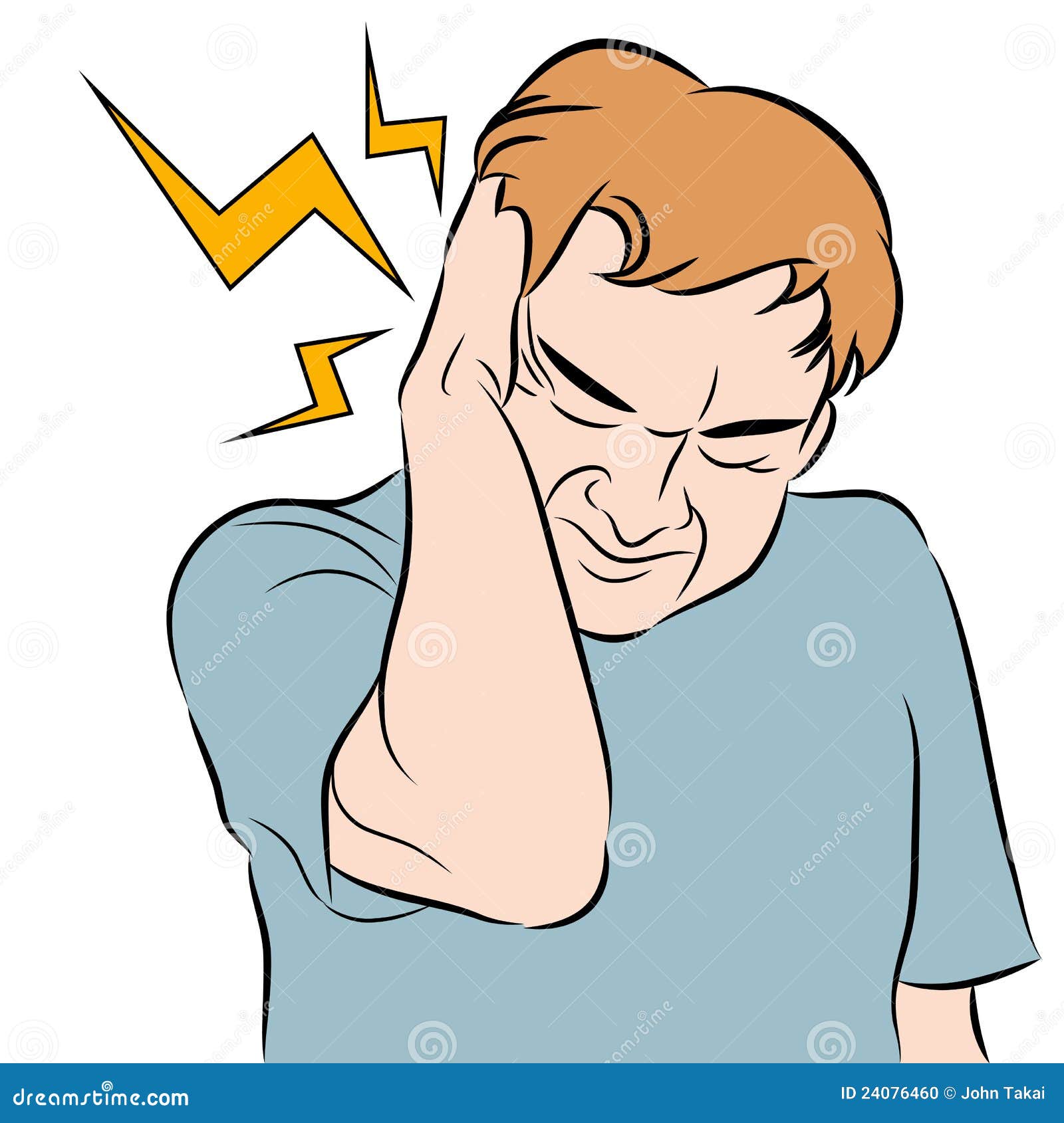 Hombre del dolor de cabeza ilustración del vector. Ilustración de ... Hombre del dolor de cabeza ilustración del vector. Ilustración de ...
