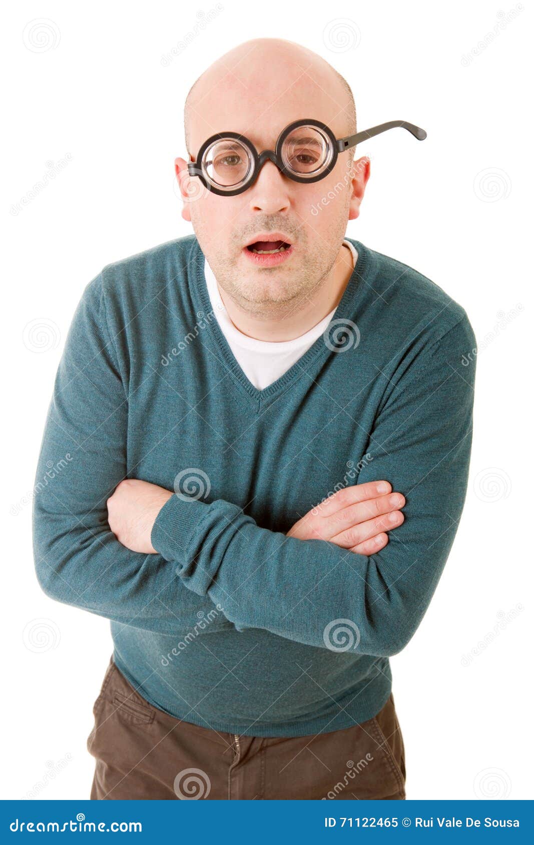 Hombre del friki imagen de archivo. Imagen de aislado - 71122465