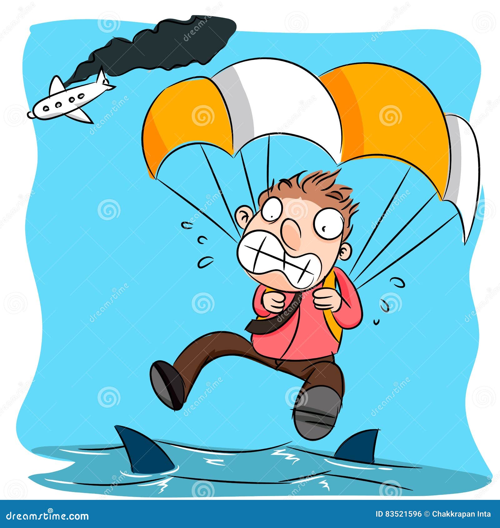 Hombre Desgraciado De La Historieta Ilustración del Vector ...