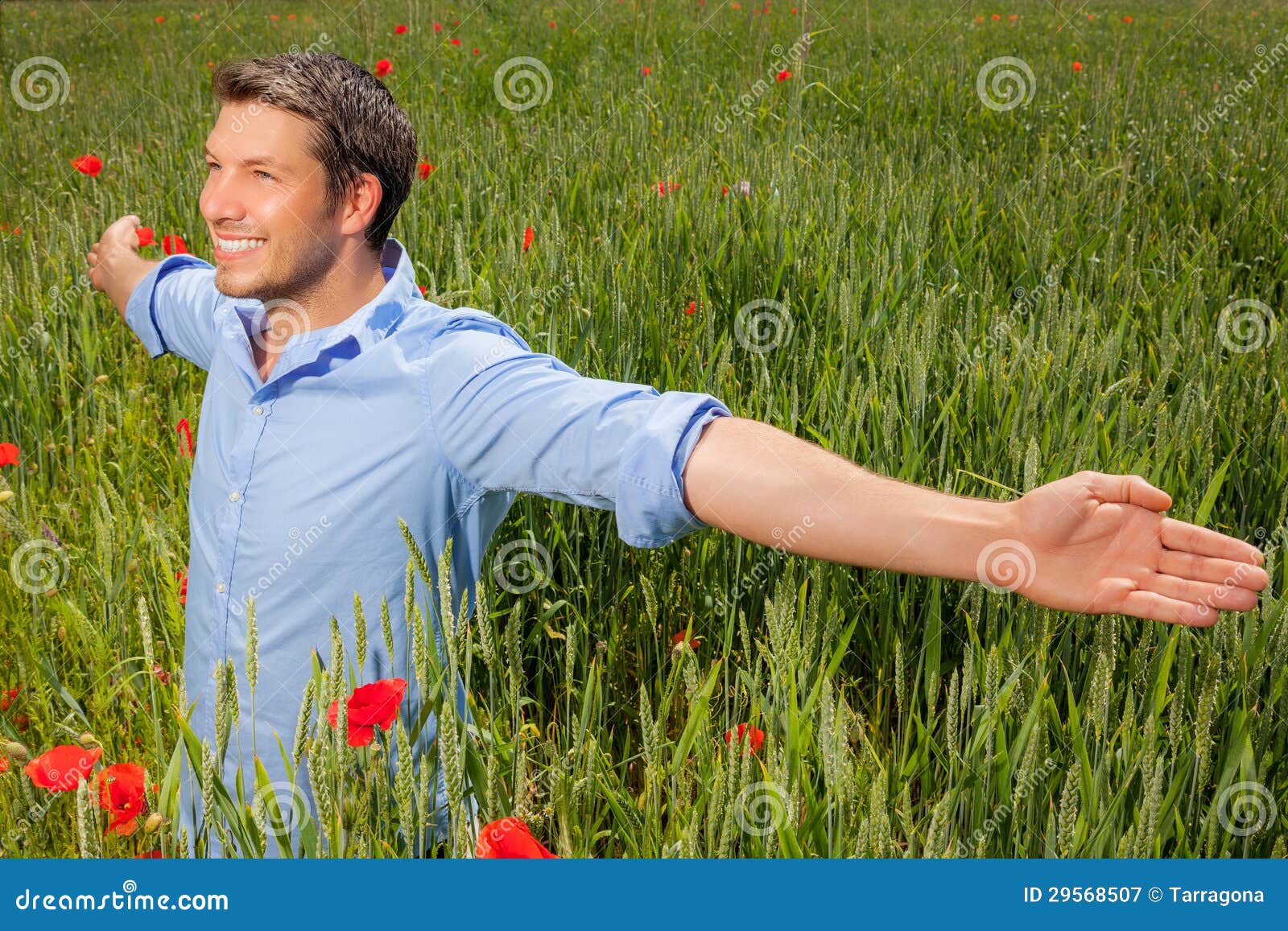 Hombre Despreocupado Del éxito Imagen de archivo - Imagen de hombre ...