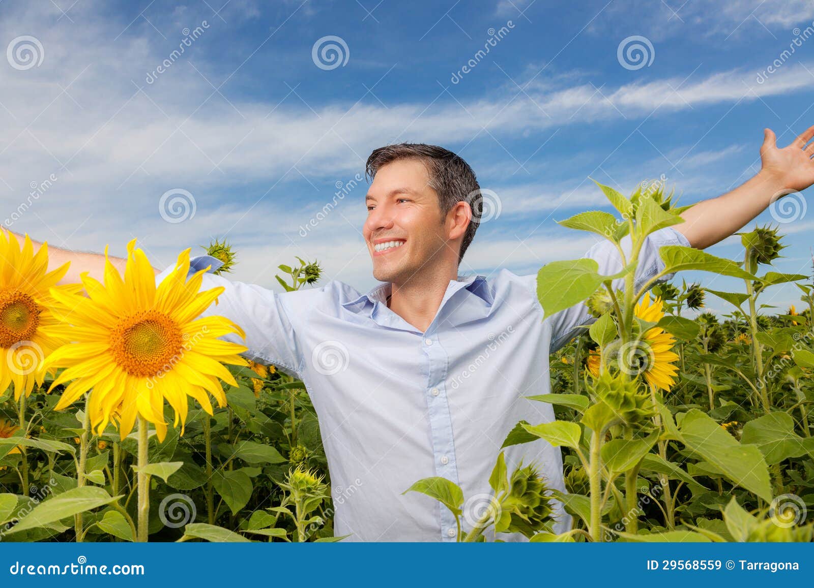 Hombre Despreocupado Del éxito Imagen de archivo - Imagen de colorido ...