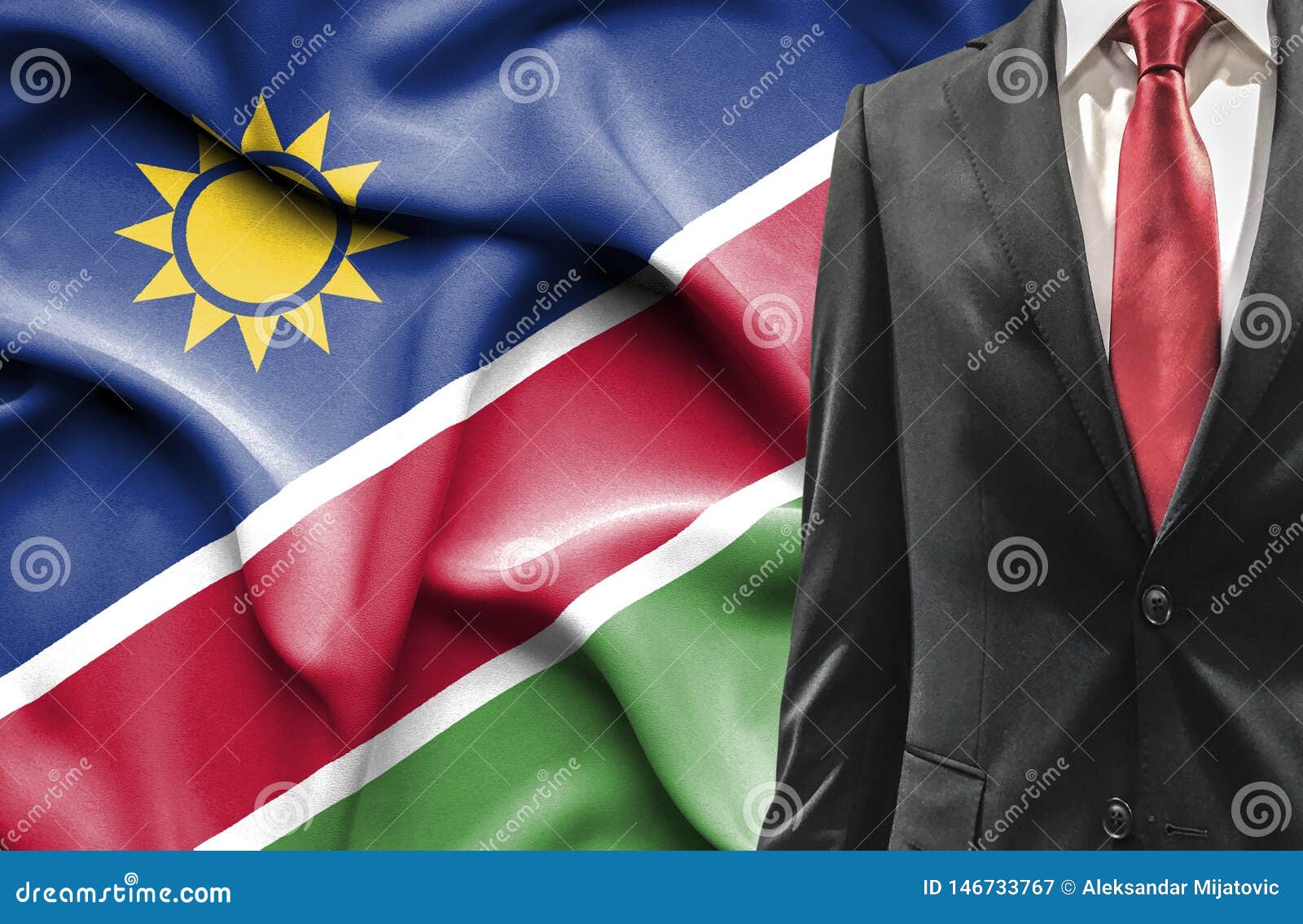 Hombre en traje de Namibia imagen de archivo. Imagen de nacionalismo ...