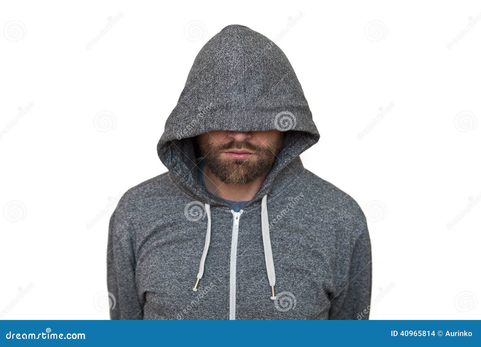 Hombre encapuchado foto de archivo. Imagen de concepto - 40965814
