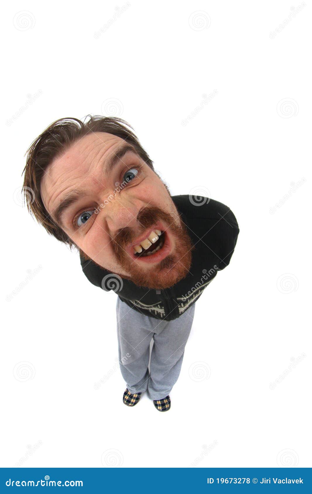 Hombre feo foto de archivo. Imagen de retrato, loco, sonrisa - 19673278