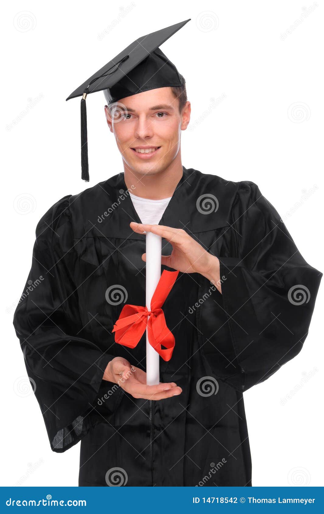 Hombre graduado foto de archivo. Imagen de individuo - 14718542