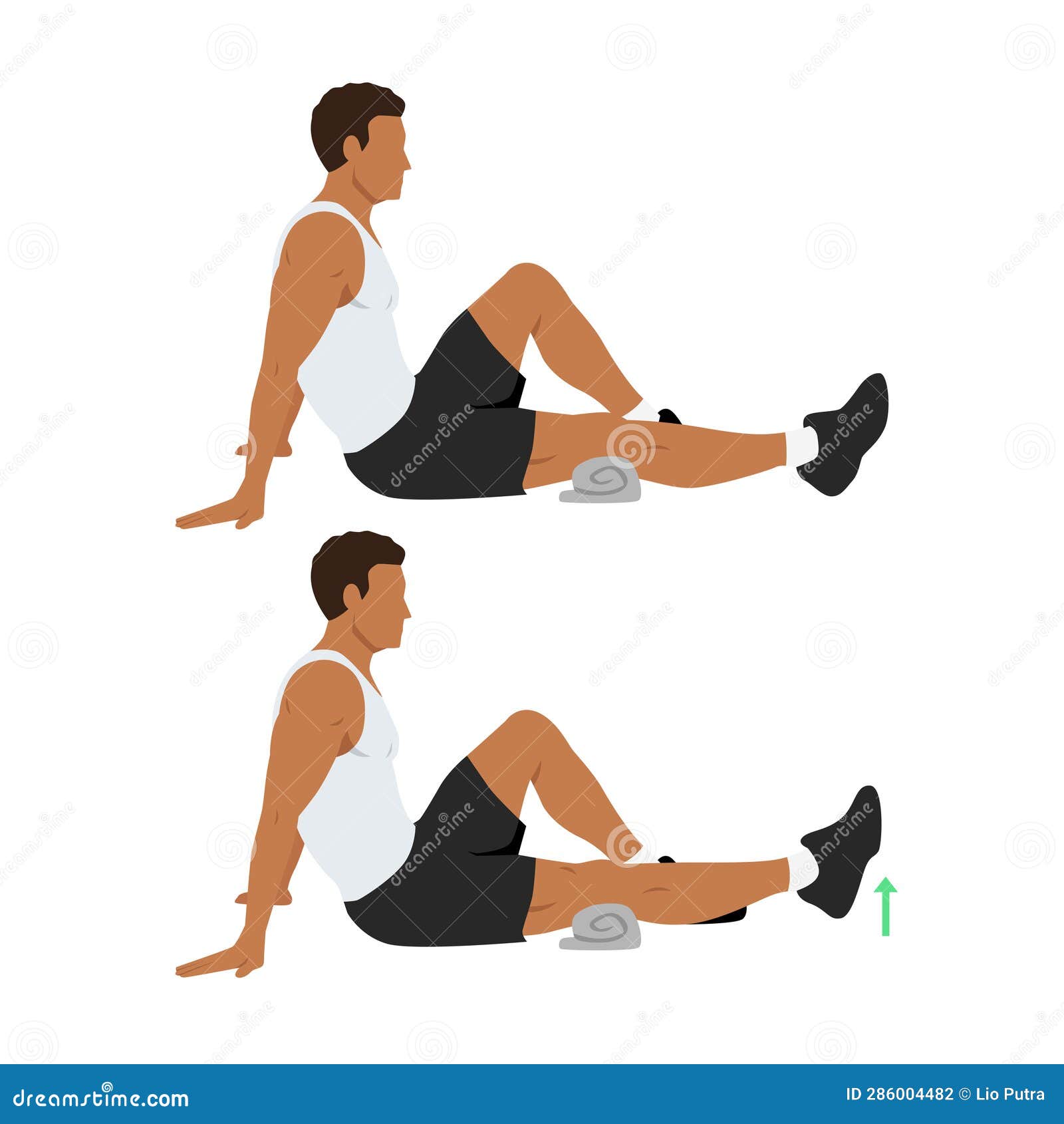 Hombre Haciendo Ejercicio De Extensiones De Rodilla Sentadas Stock de ... Hombre Haciendo Ejercicio De Extensiones De Rodilla Sentadas Stock de ...