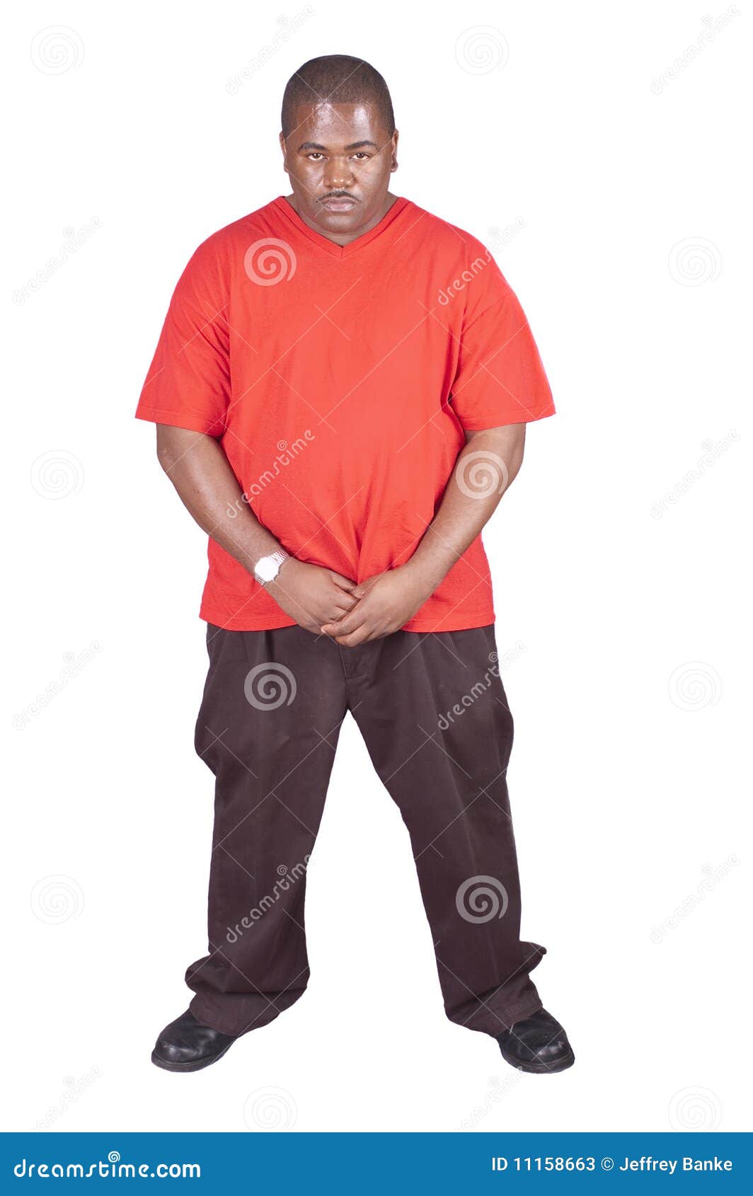 Hombre Hosco Del Afroamericano Imagen de archivo - Imagen de atractivo ...