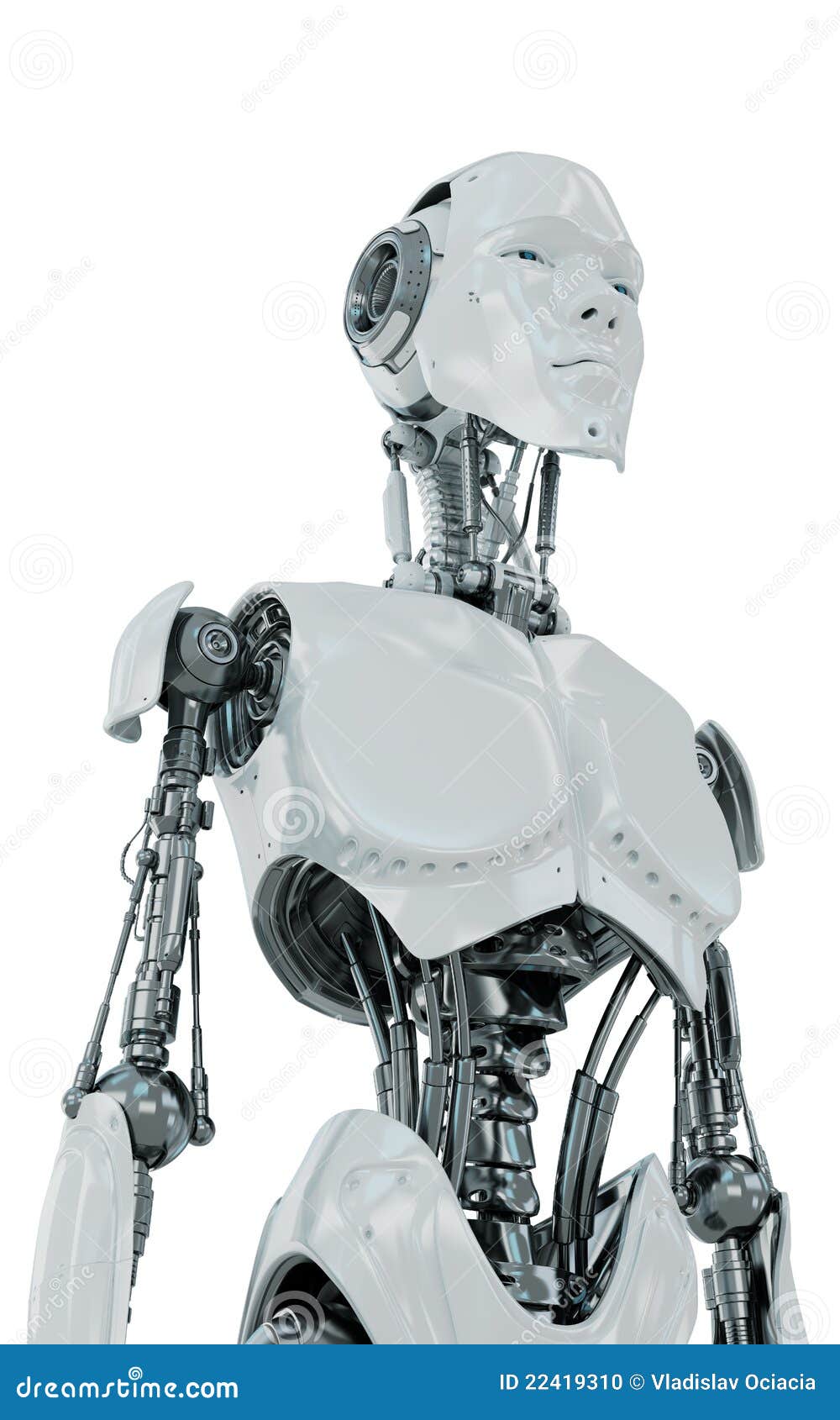 Hombre irreal stock de ilustración. Ilustración de ciencia - 22419310