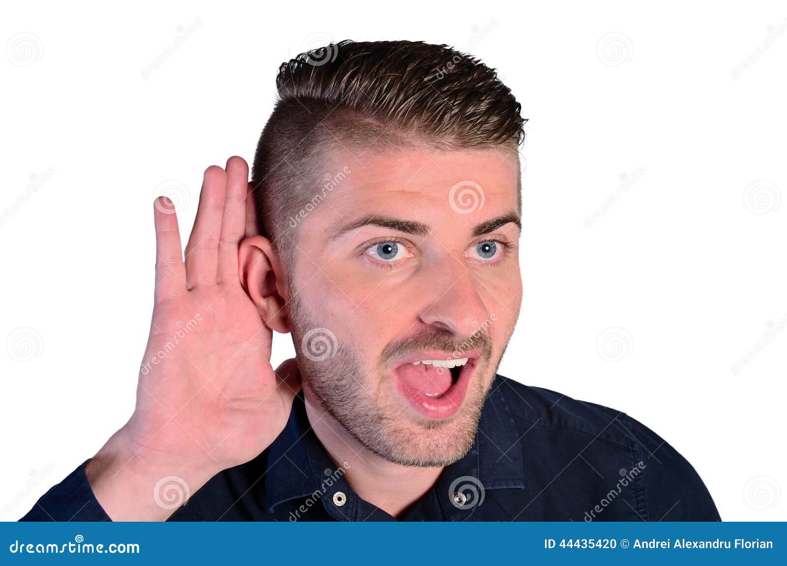 Hombre joven aislado foto de archivo. Imagen de blanco - 44435420