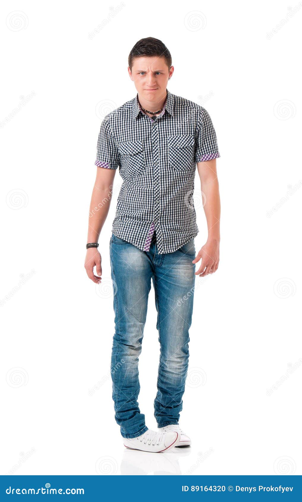 Hombre Joven Aislado En Blanco Foto de archivo - Imagen de aislado ...