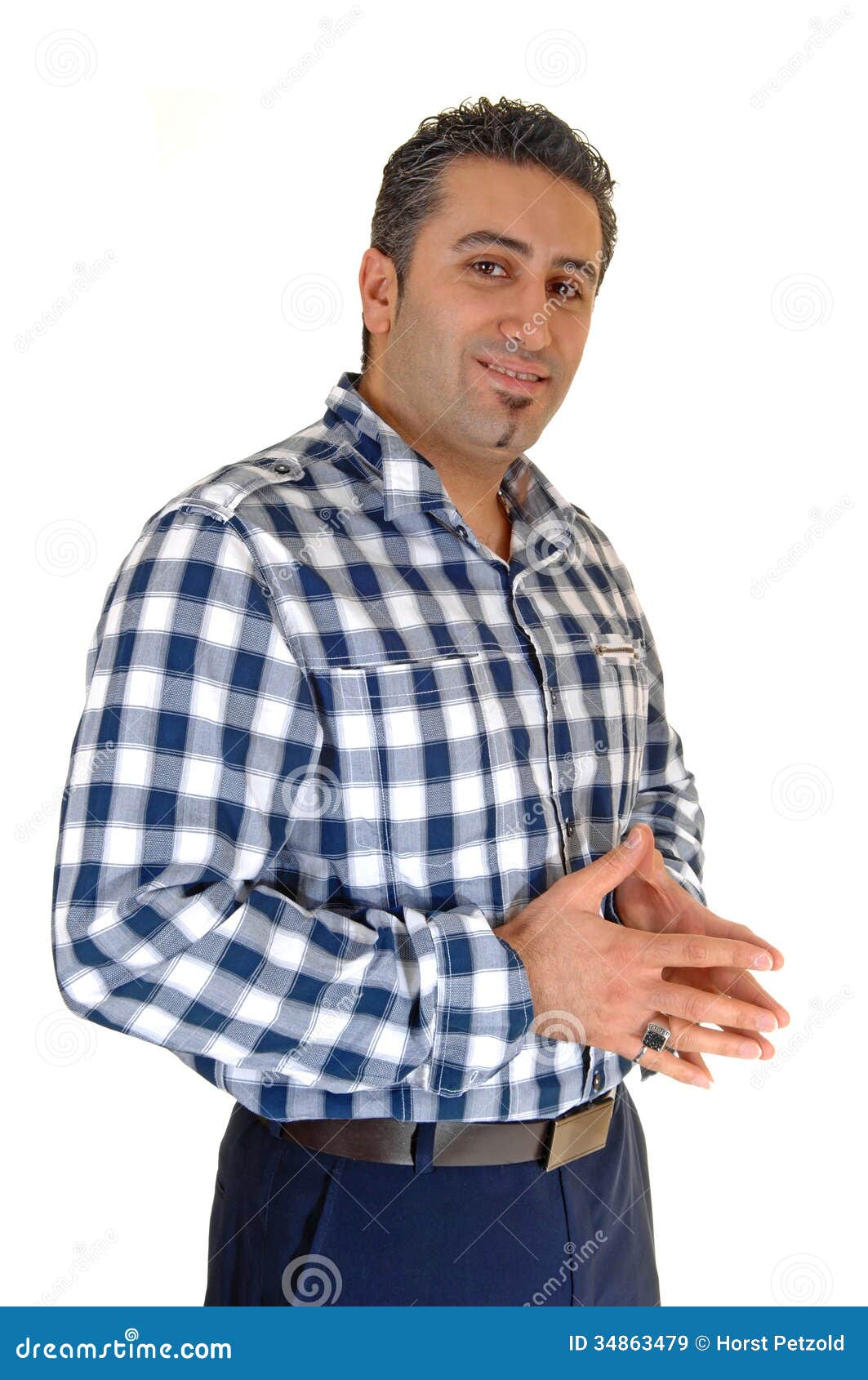 Hombre joven feliz. imagen de archivo. Imagen de mirando - 34863479