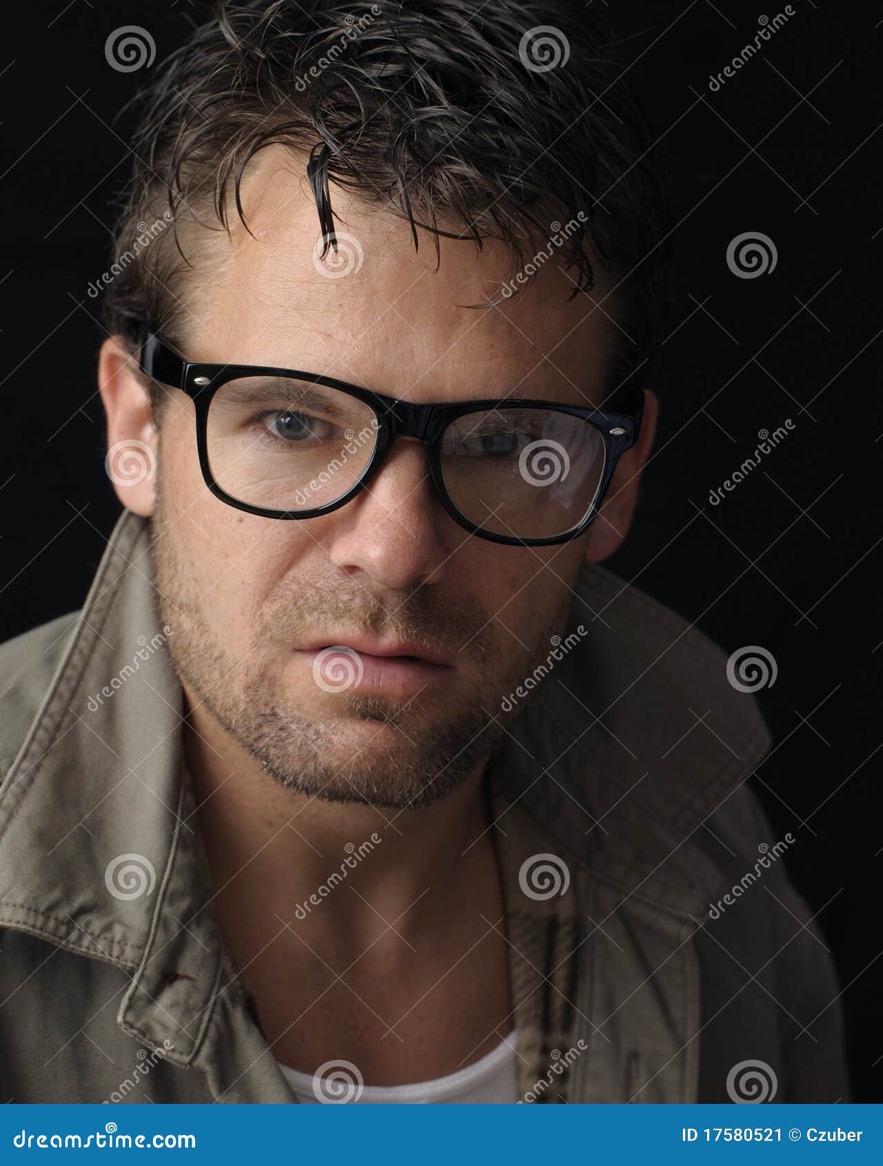 Hombre loco imagen de archivo. Imagen de cara, loco, pelo - 17580521